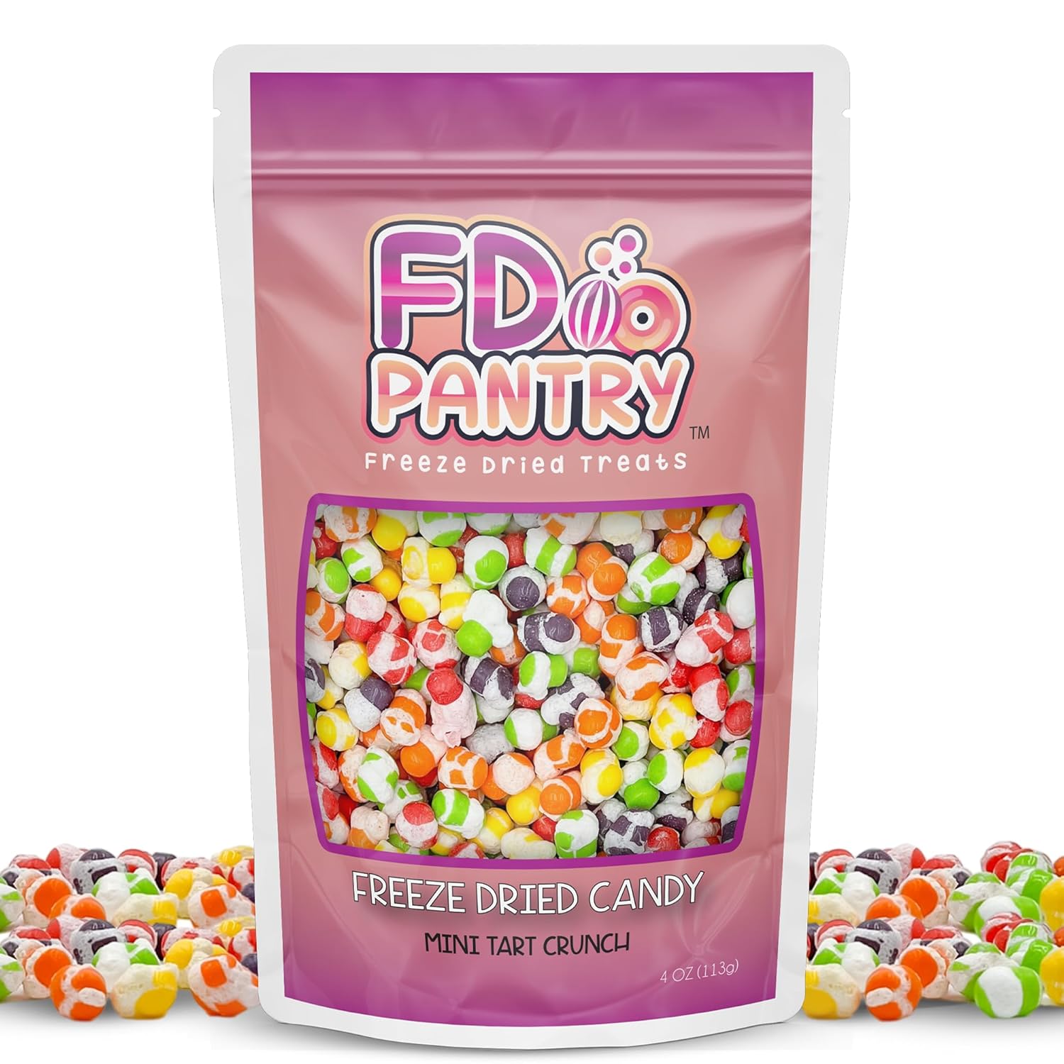 Amazon.com : Freeze Dried Candy Tarts Mini Crunch- Light Crunchy ...