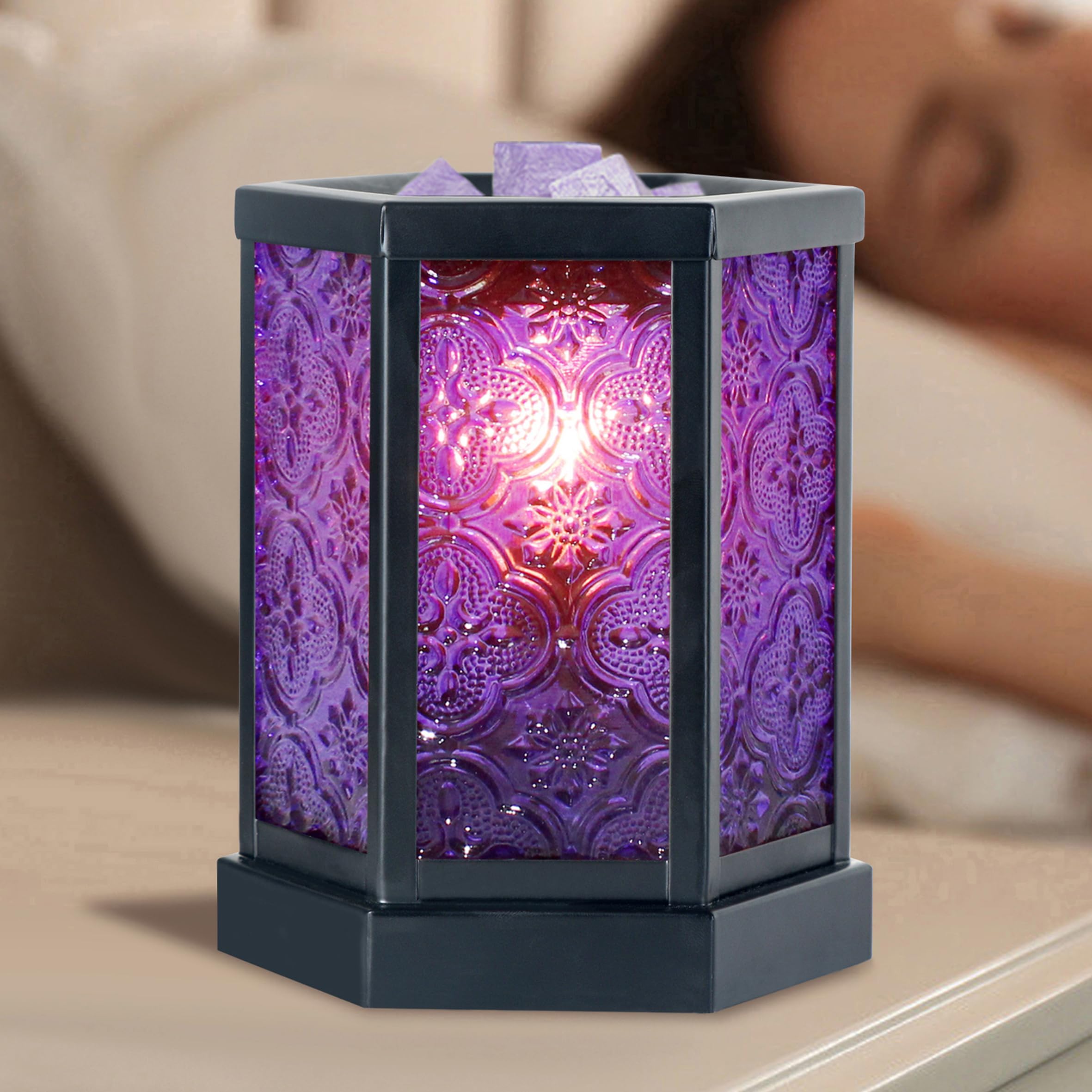 Amazon.com: YSong Electric Wax Melt Warmer,Dynamic Polar Lights Effect ...
