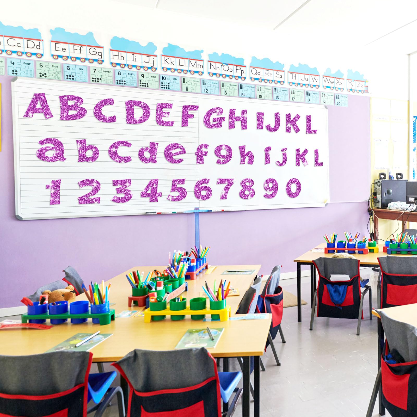 Snapklik.com : Colarr 216 Pcs Glitter Bulletin Board Letters For ...