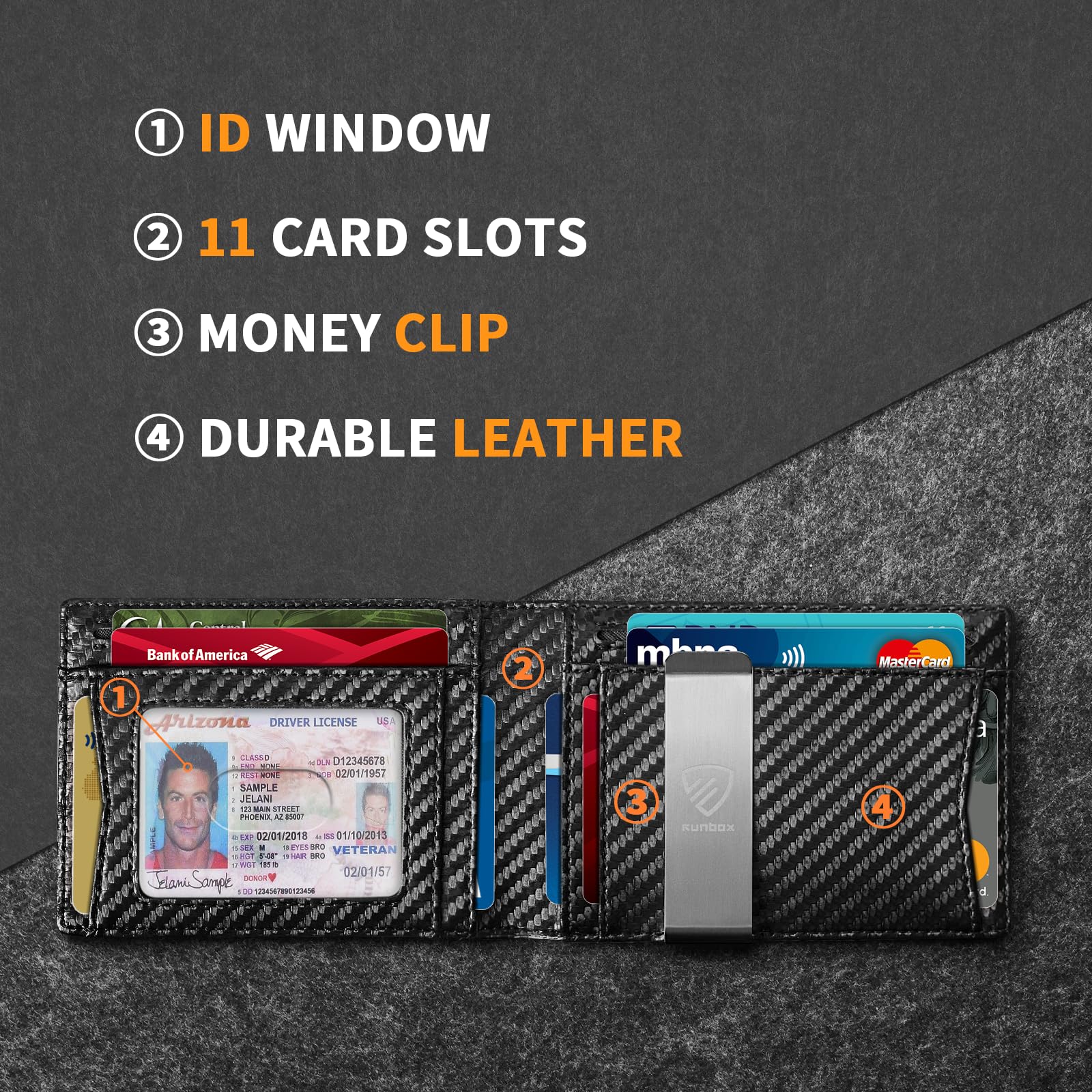 Snapklik.com : RUNBOX Mens Slim Wallet