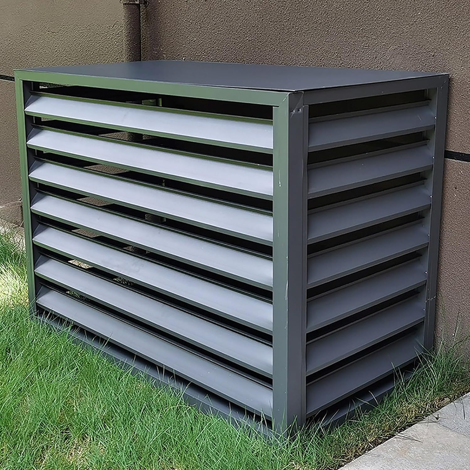 Aluminum Air Conditioner And Heat Pump Cover, Privacy Fence Screen ...