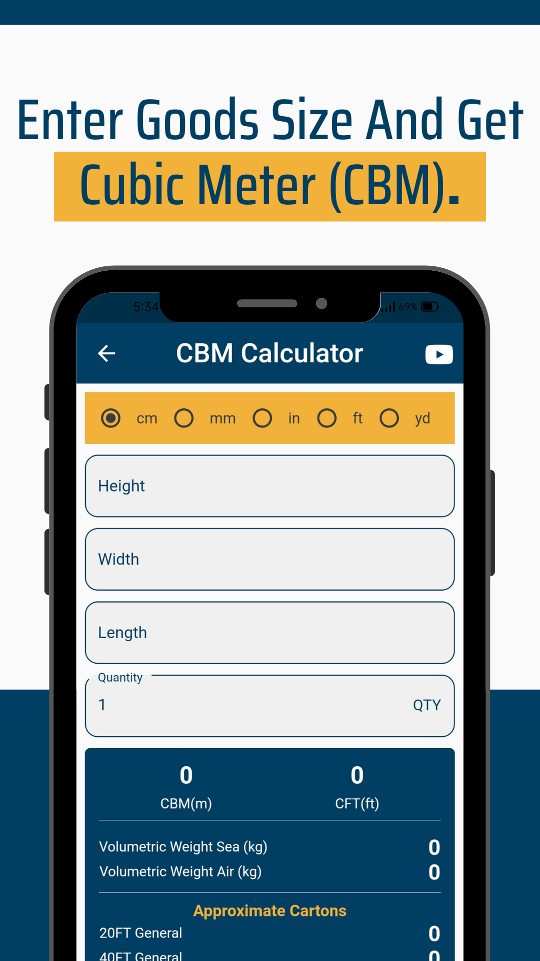 CBM Calculator - App on Amazon Appstore