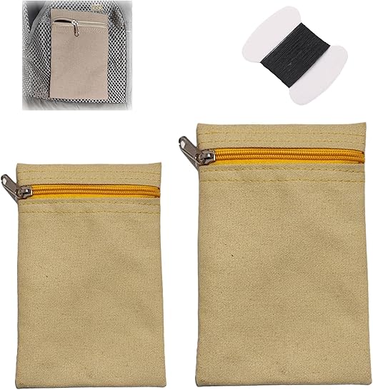 Amazon.com: 2Pc Sew-in Side Pocket with Zipper,Coat Inside Pockets ...
