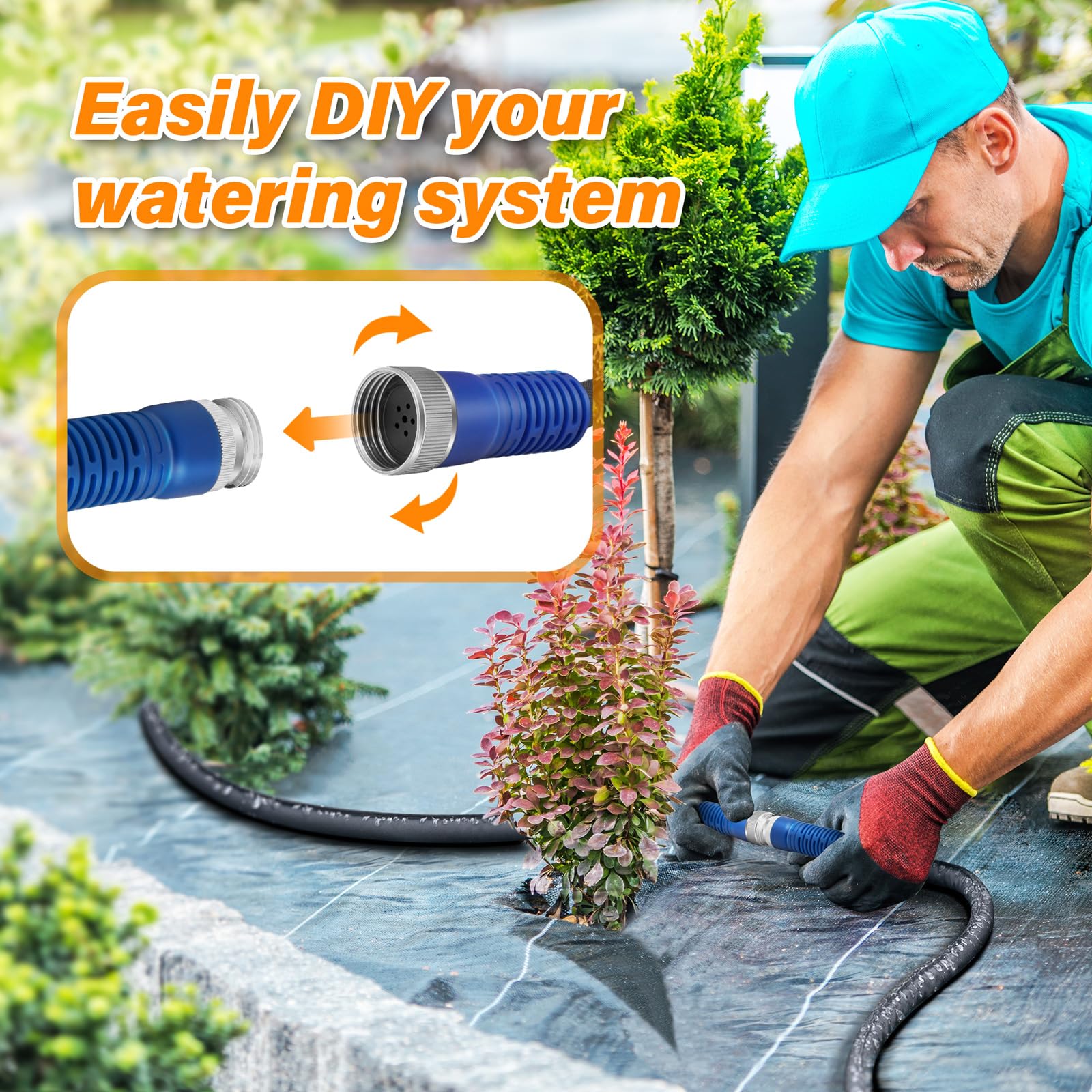 Snapklik.com : Winisok 150FT Thickened Flat Garden Soaker Hose - Heavy ...