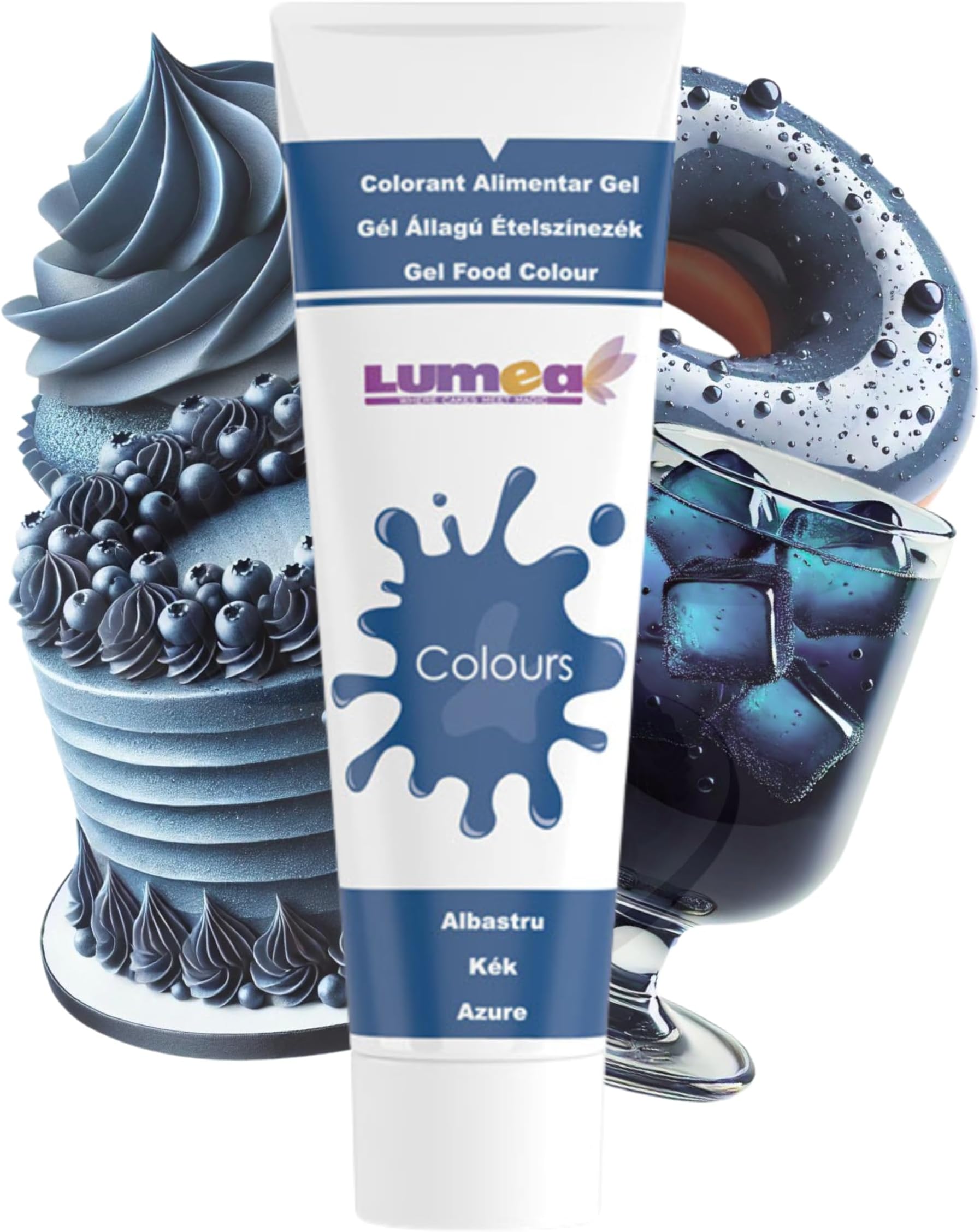 Rainbow Food Tube Colorant Progel Gris Pour L'anniversaire De Votre ...