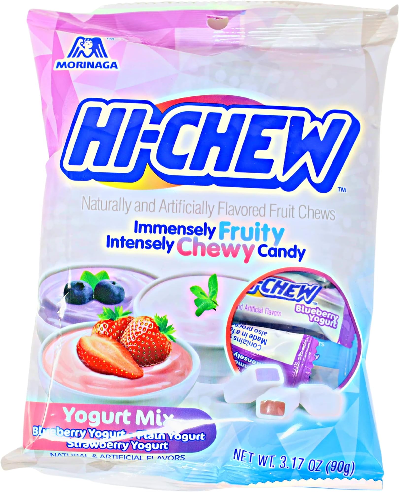 Amazon.com: Morinaga Hi Chew Japan Yogurt Mix Chewy Candy with Plain ...