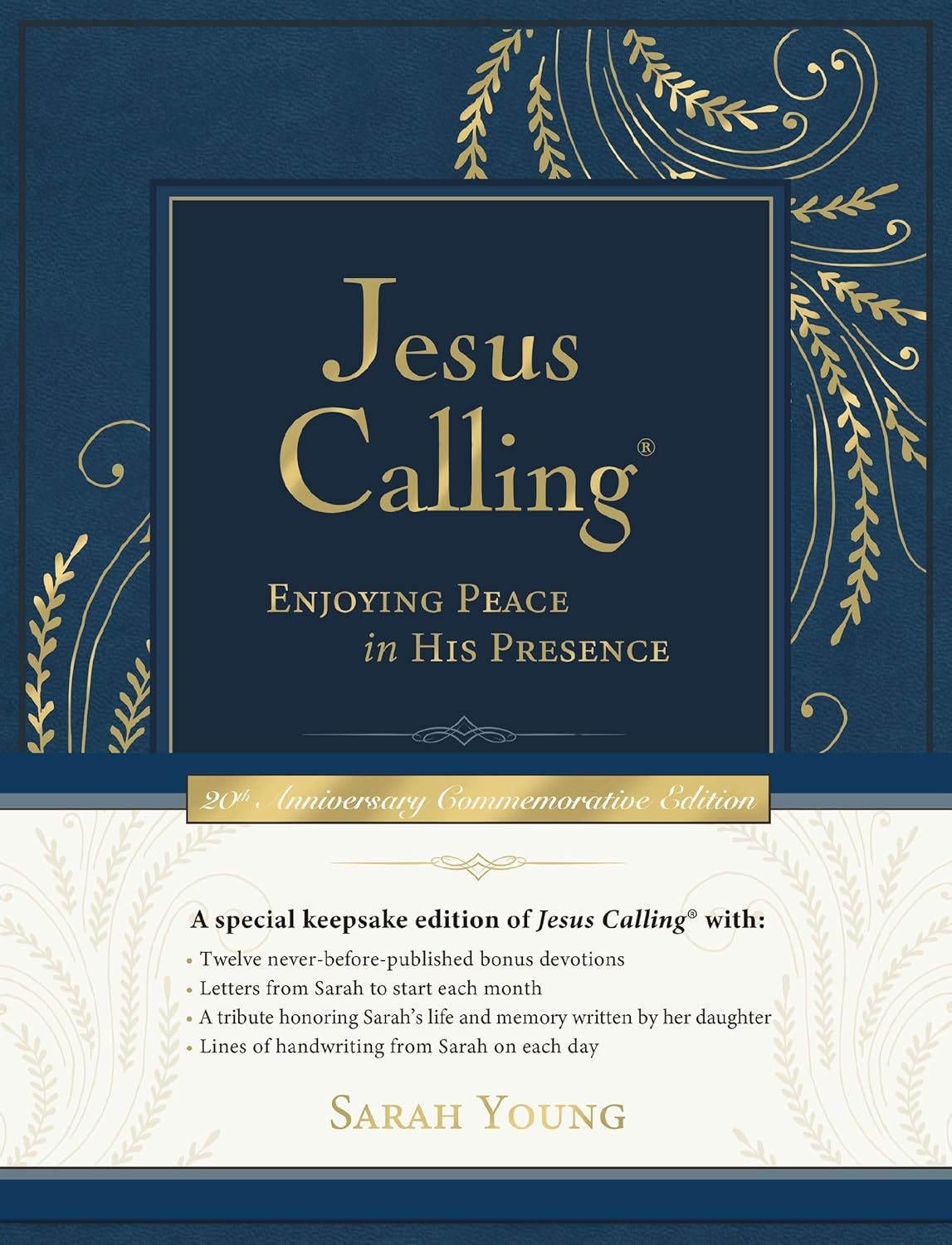 Jesus Calling –NEW– Commemorative Edition: Enjoying Peace in His Presence (A 365-Day Devotional ...