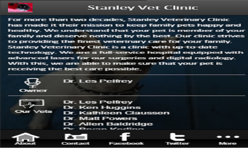 Stanley Vet Clinic - App on Amazon Appstore