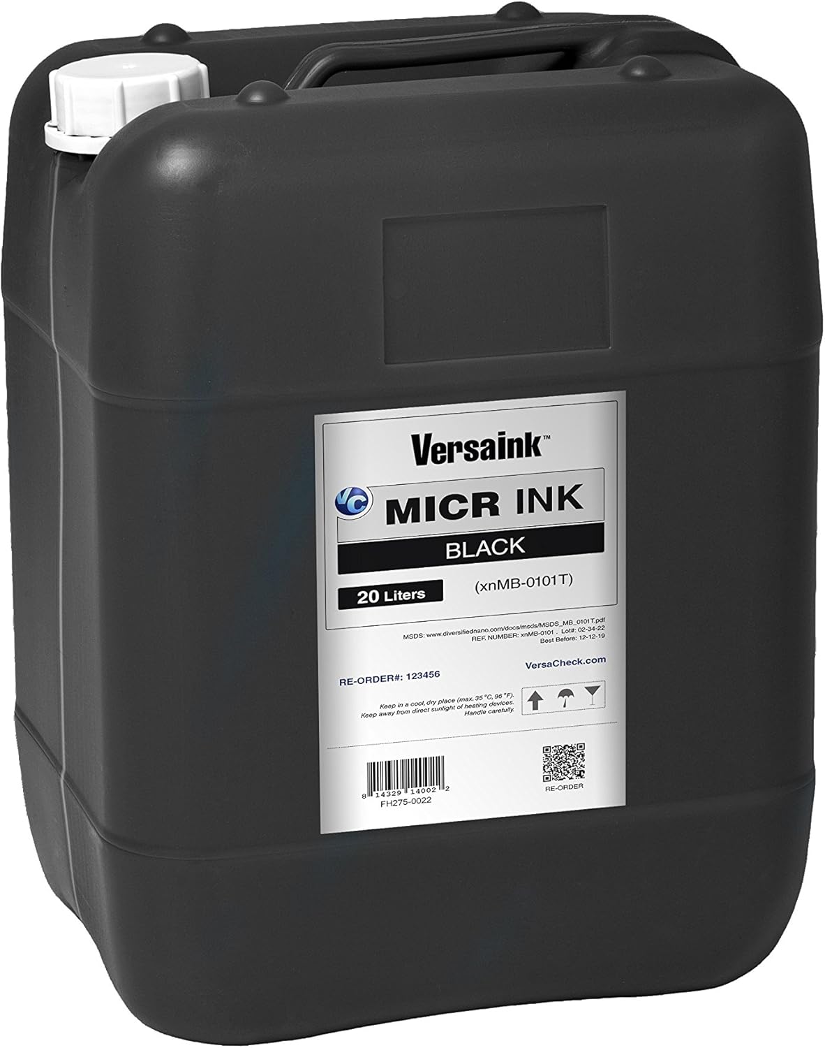 Amazon.com: VersaInk-Nano MICR Ink -20,000 ml – Magnetic Ink for Check ...