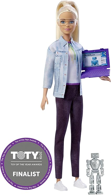 Amazon.com: Barbie Robotics Engineer Doll : Toys & Games
