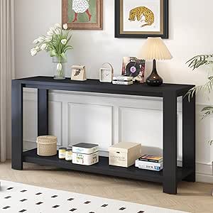 Amazon.com: Merax Distinctive Minimalist Narrow Console Table with ...