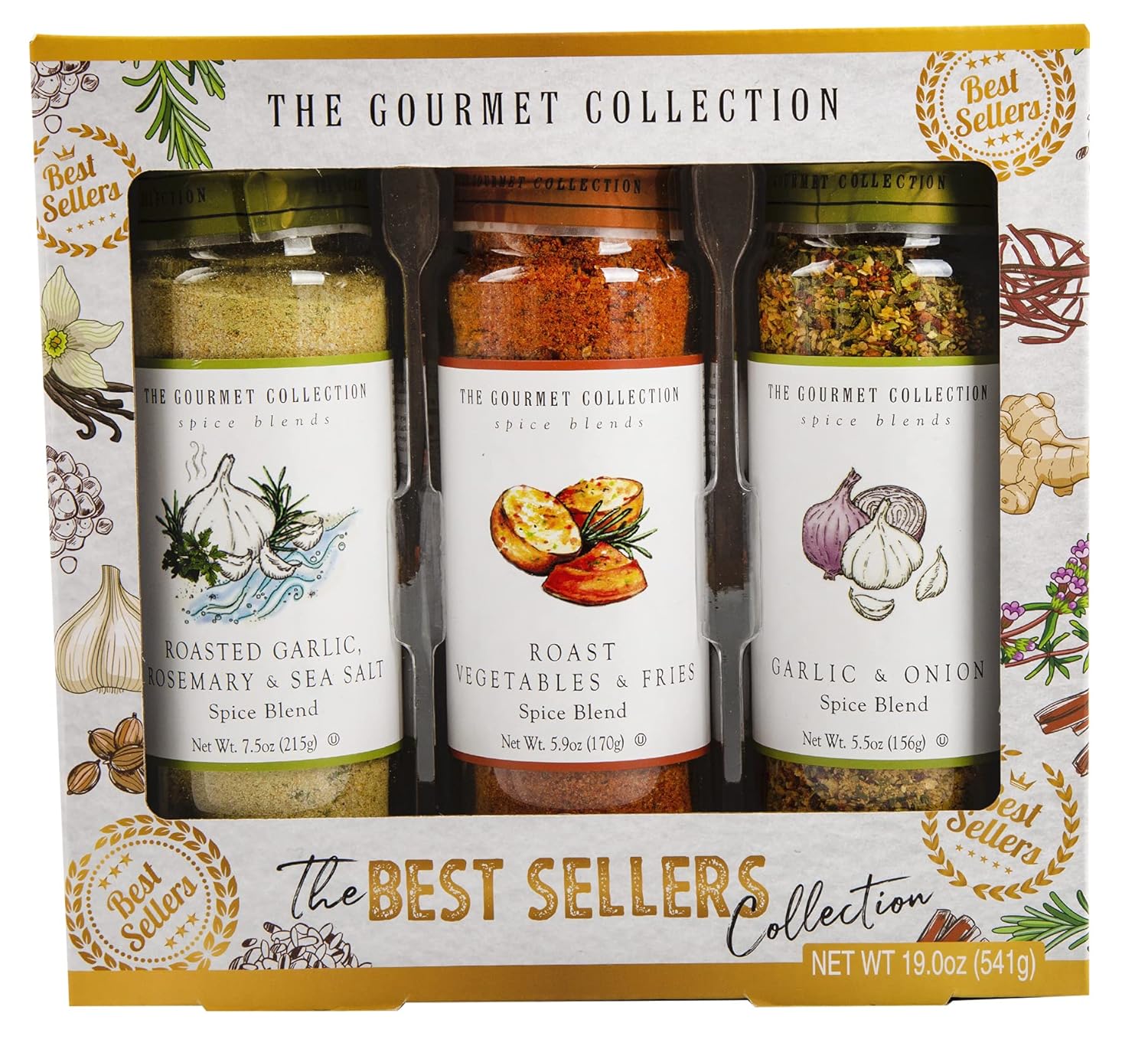Amazon.com : The Gourmet Collection Spices & Seasoning Blends – Best ...