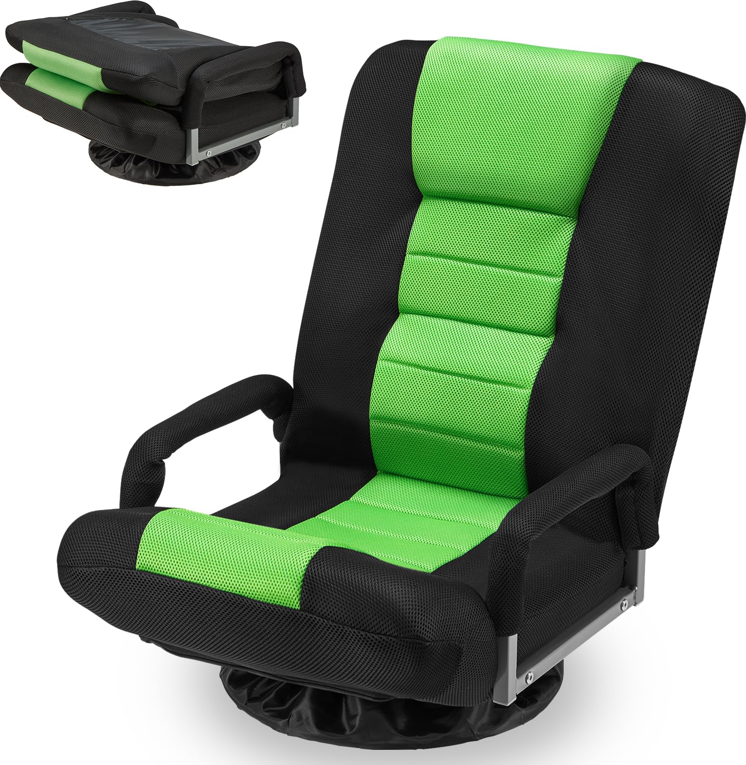 Amazon.com: Besunbar Swivel Gaming Chair 360 Rotating Floor Chair w/6 ...