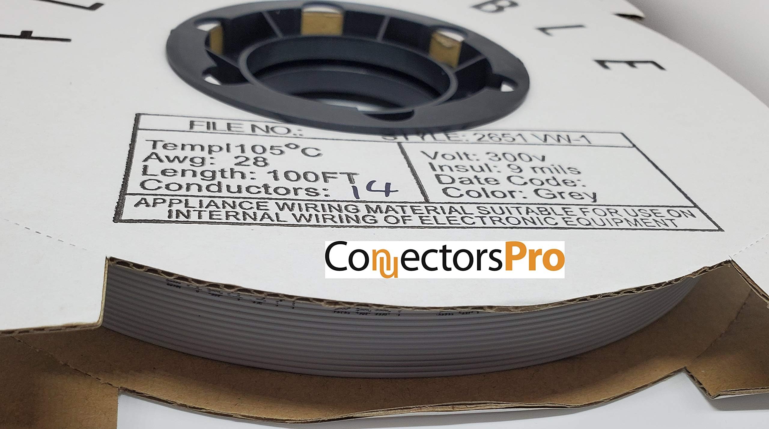 Amazon.com: Pc Accessories - Connectors Pro 14P 100' IDC Silver Flat ...