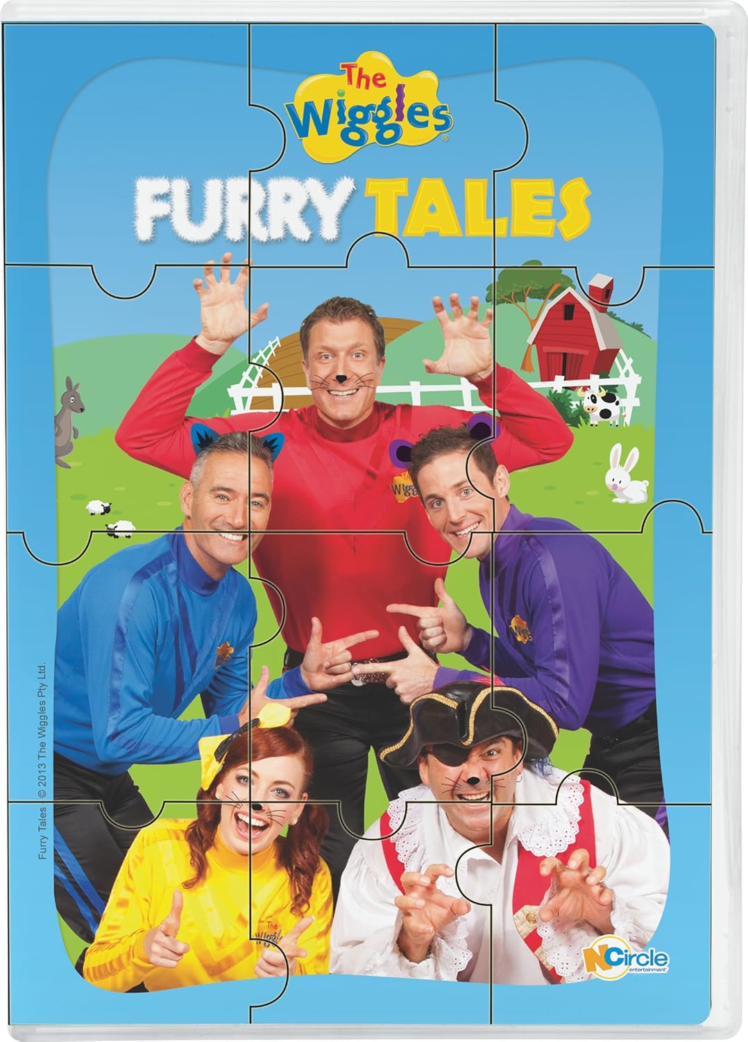 Amazon Wiggles Furry Tales W Puzzle DVD Import 