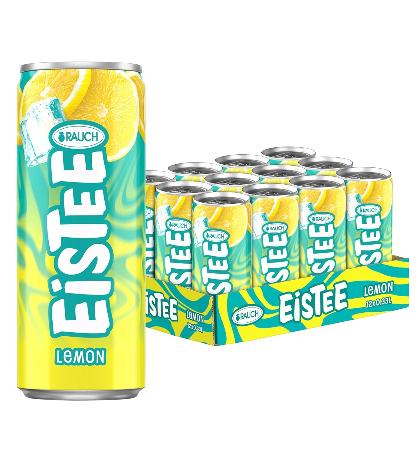 RAUCH Eistee Lemon - Faszinierender Eis Tee mit Hagebutte - belebender Zitronen Geschmack ...