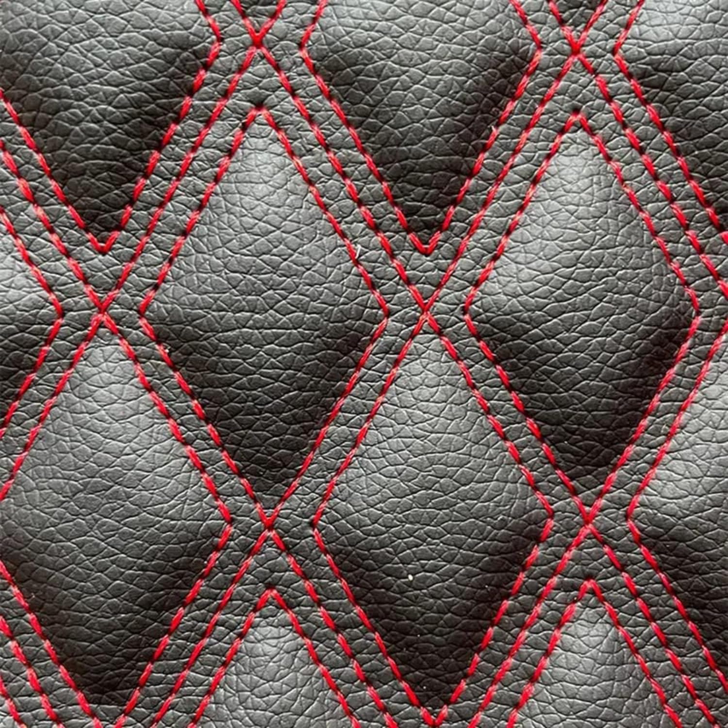 Amazon.com: LANOBA Quilted Foam Vinyl Fabric Rhombic Pattern with 0.23 ...