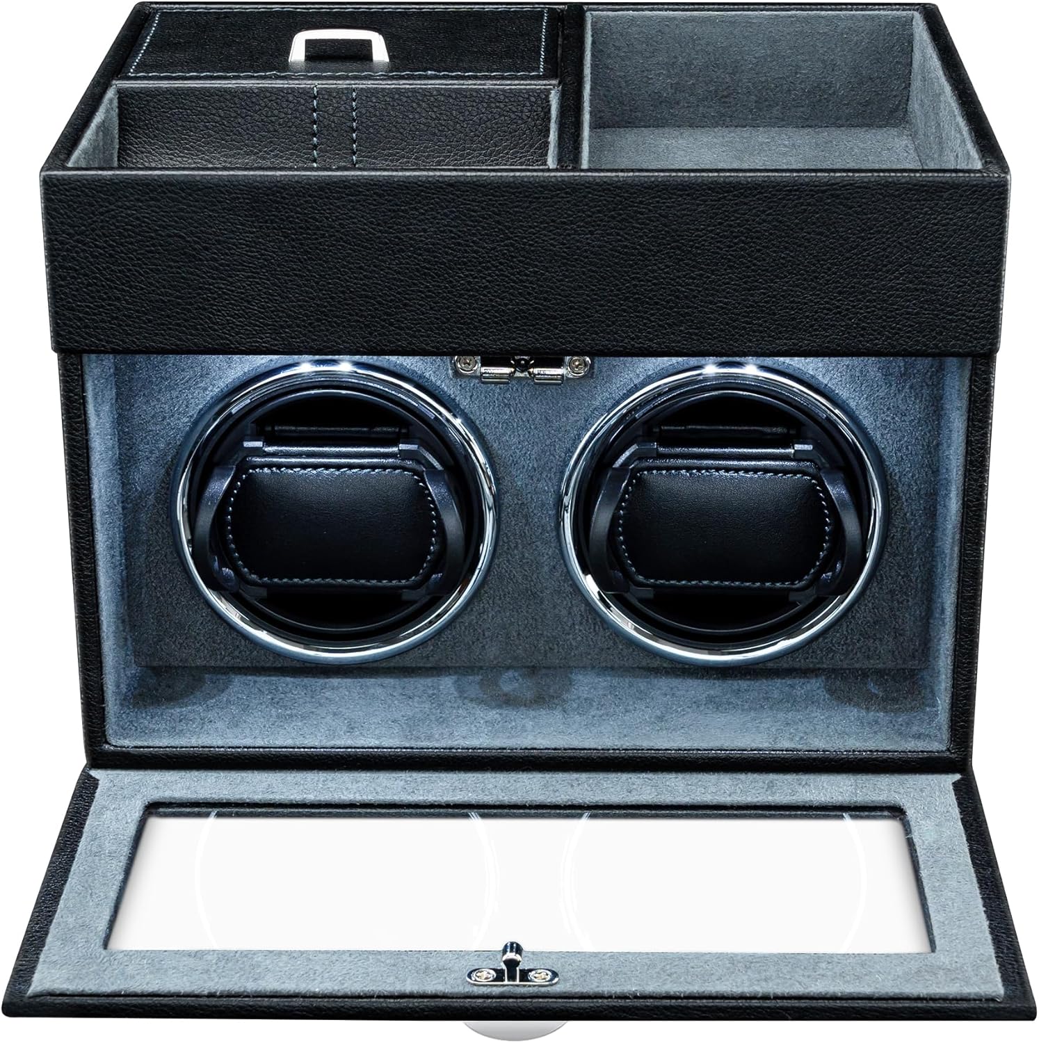 Mcbazel Automatic Double Watch Winder with Storage Box, Watch Winders ...