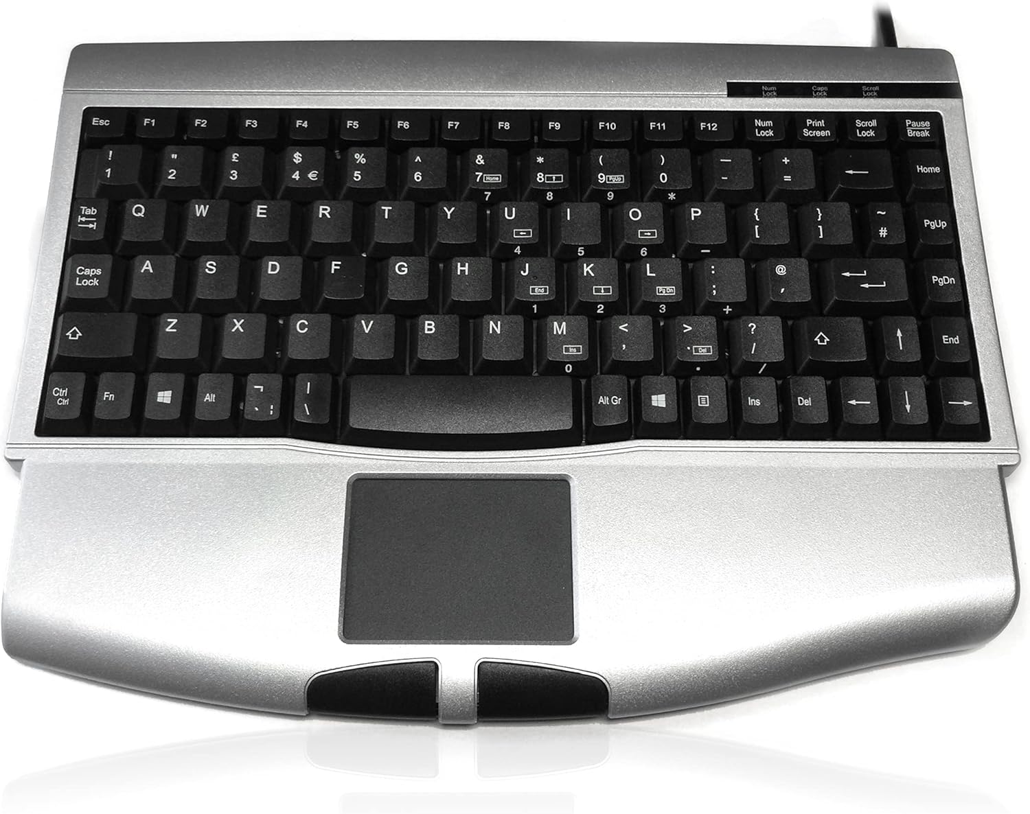 Accuratus 540 - USB Professional Mini Keyboard with Touchpad : Amazon ...