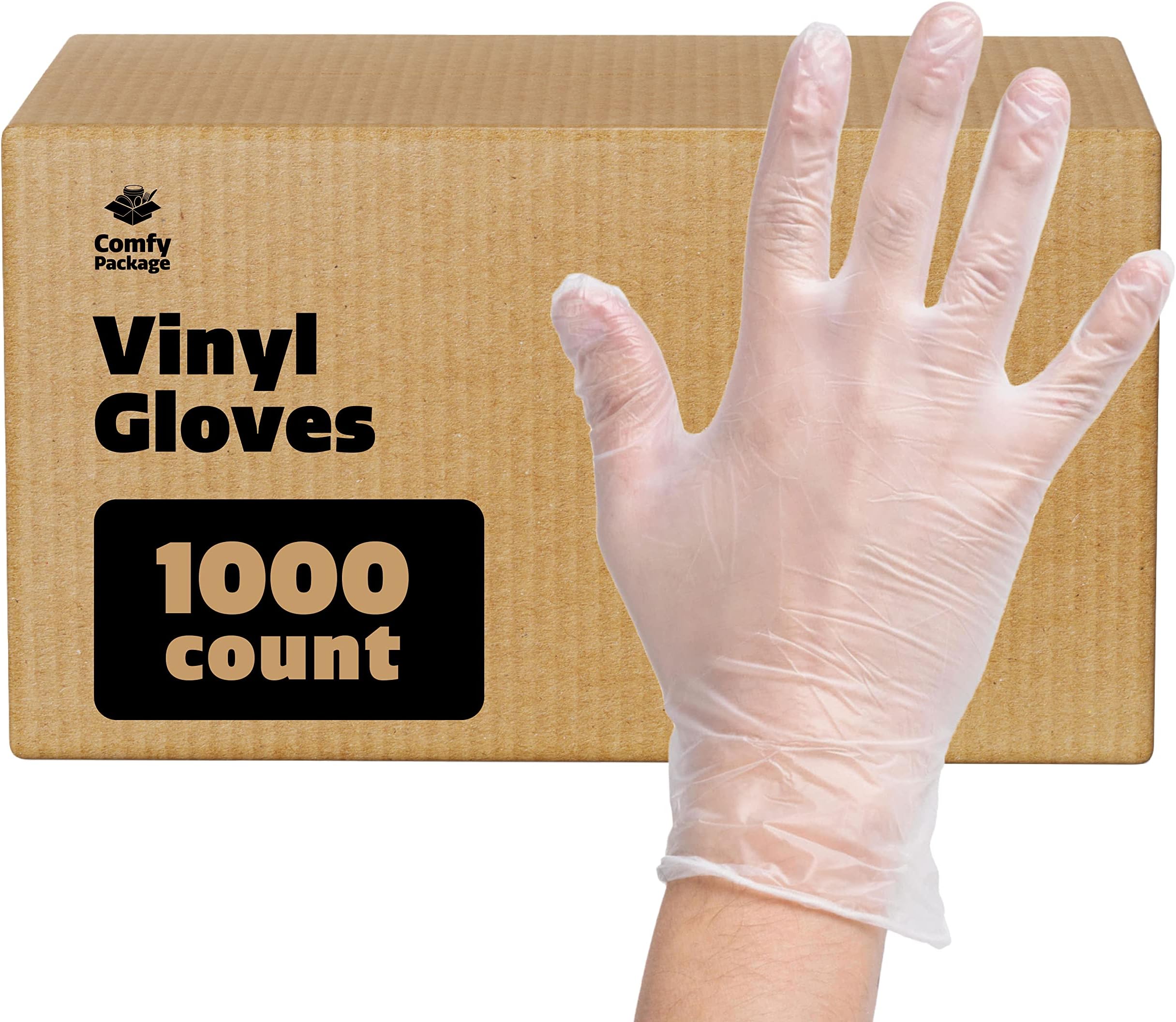 Amazon.com: Great Value Vinyl Disposable Gloves Latex Free Powder Free ...
