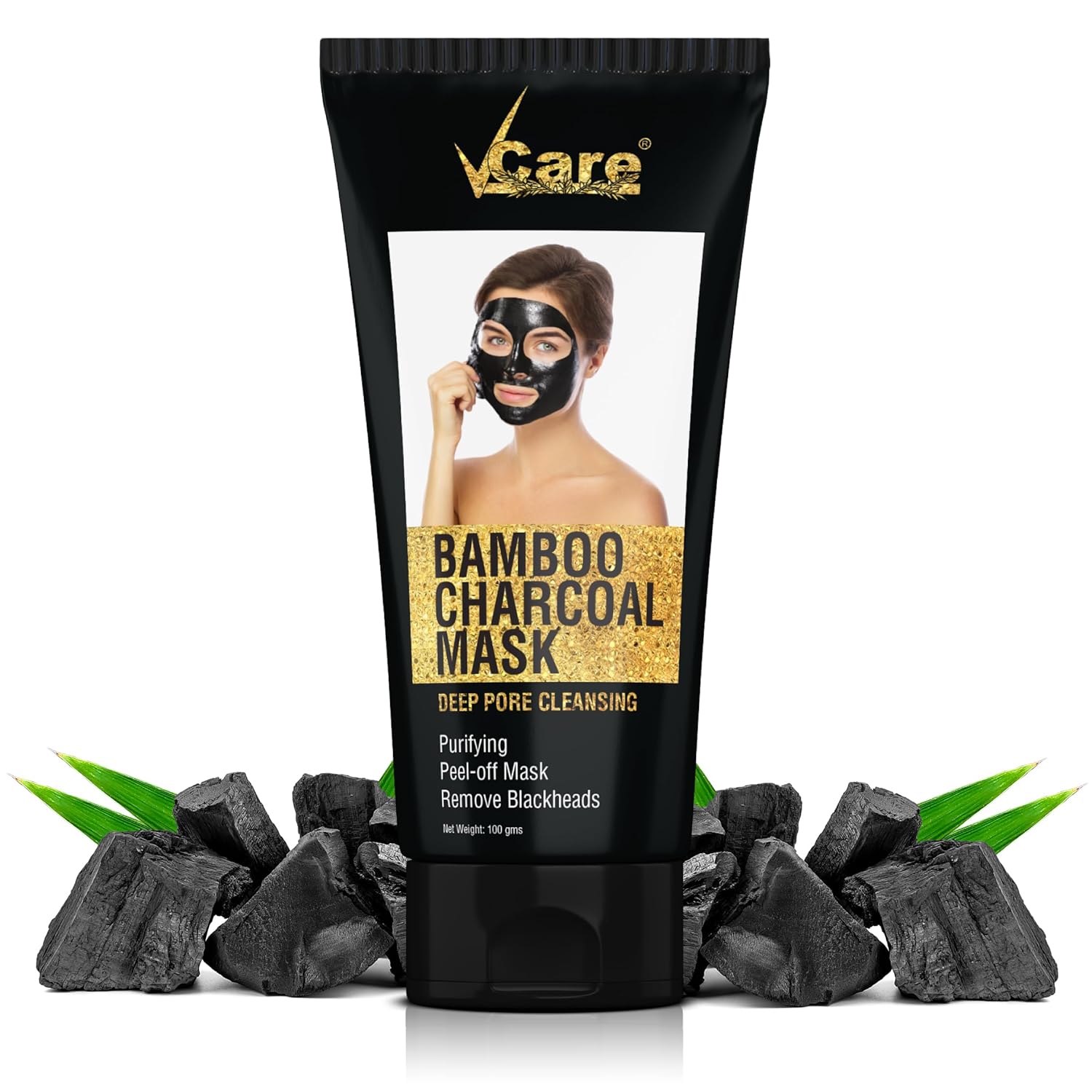 Buy VCare Activated Charcoal Peel Off Mask for Women and Men Deep Pore ...