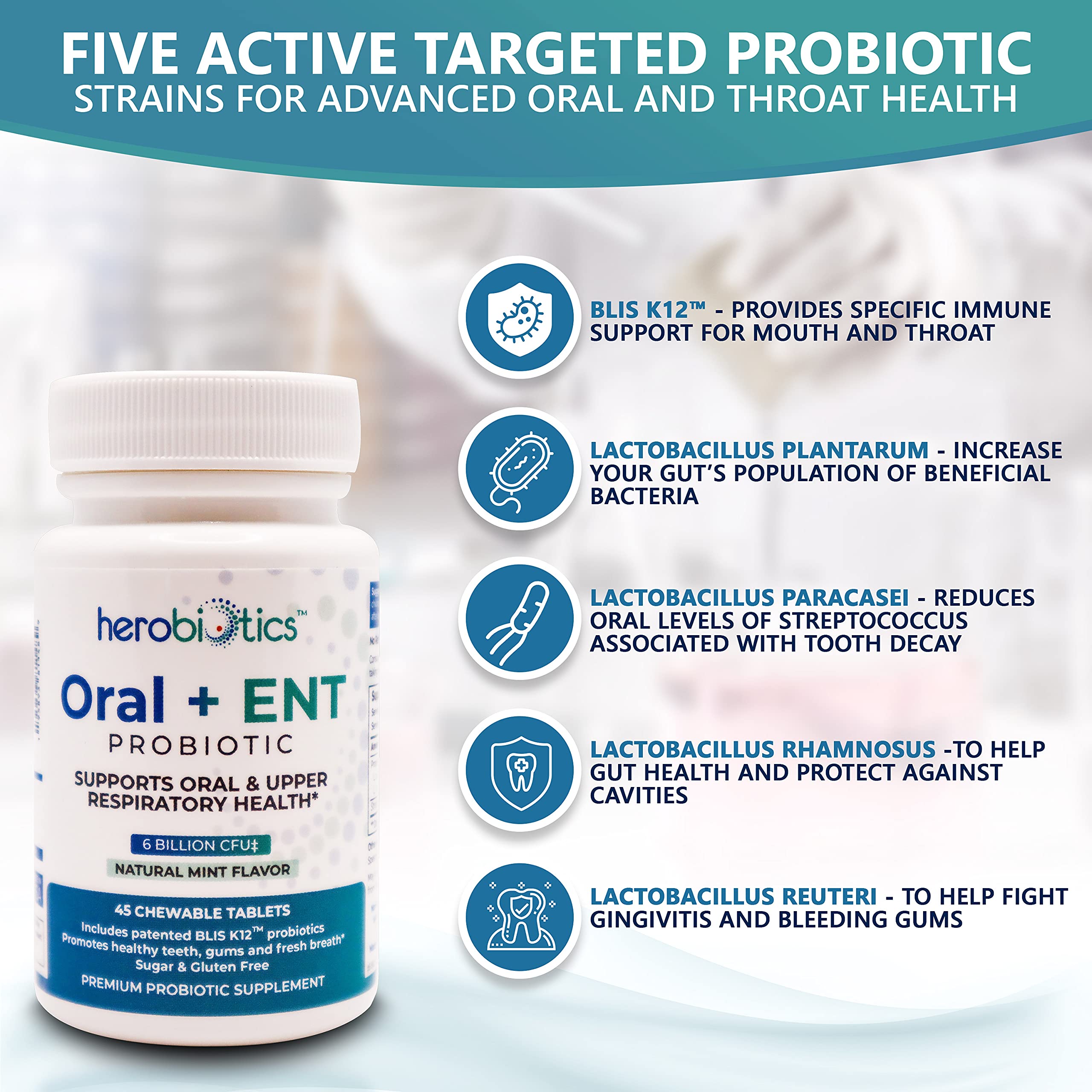 Dental Probiotics for Bad Bre...B096SZSFFS | Encarguelo.com