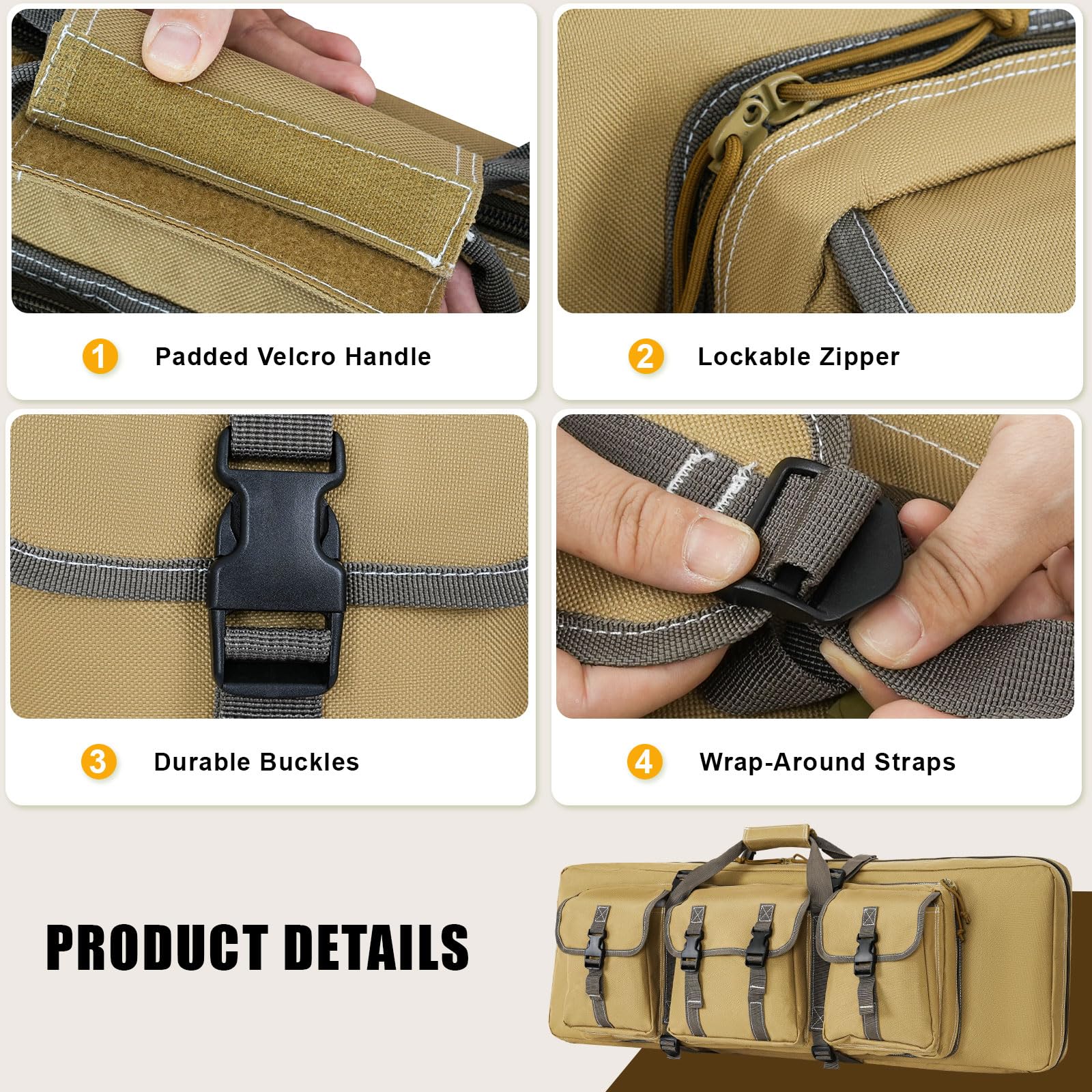 Snapklik.com : PERFBAGS Double Rifle Backpack Tactical 36 Inch, Soft ...