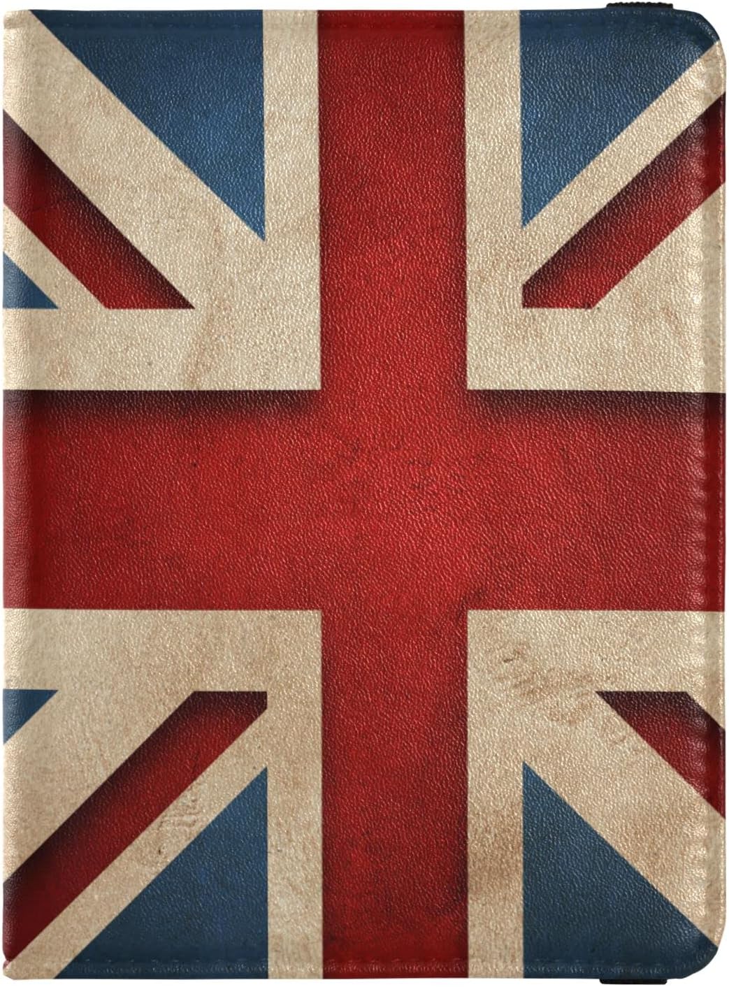 Amazon.com | British Flag Vintage Women Leather Passport Holder Cover ...