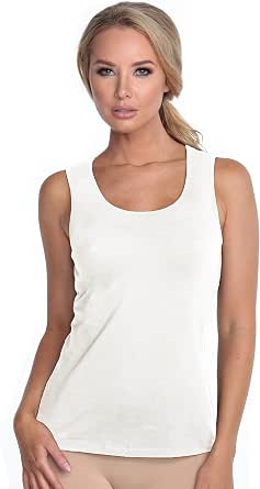 Alessandra B Underwire Bra Tank Top M3039… (White, 34B) at Amazon Women ...