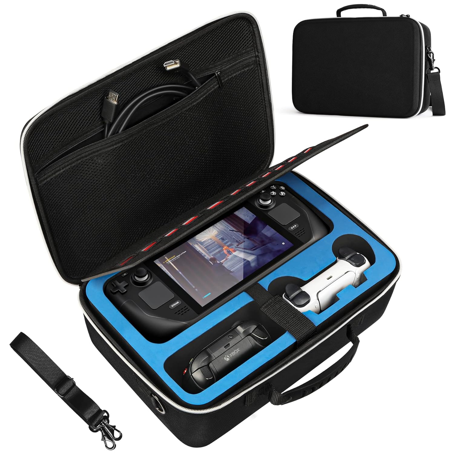 Amazon.com: Benazcap Carrying Case for Steam Deck Console & Accessories ...
