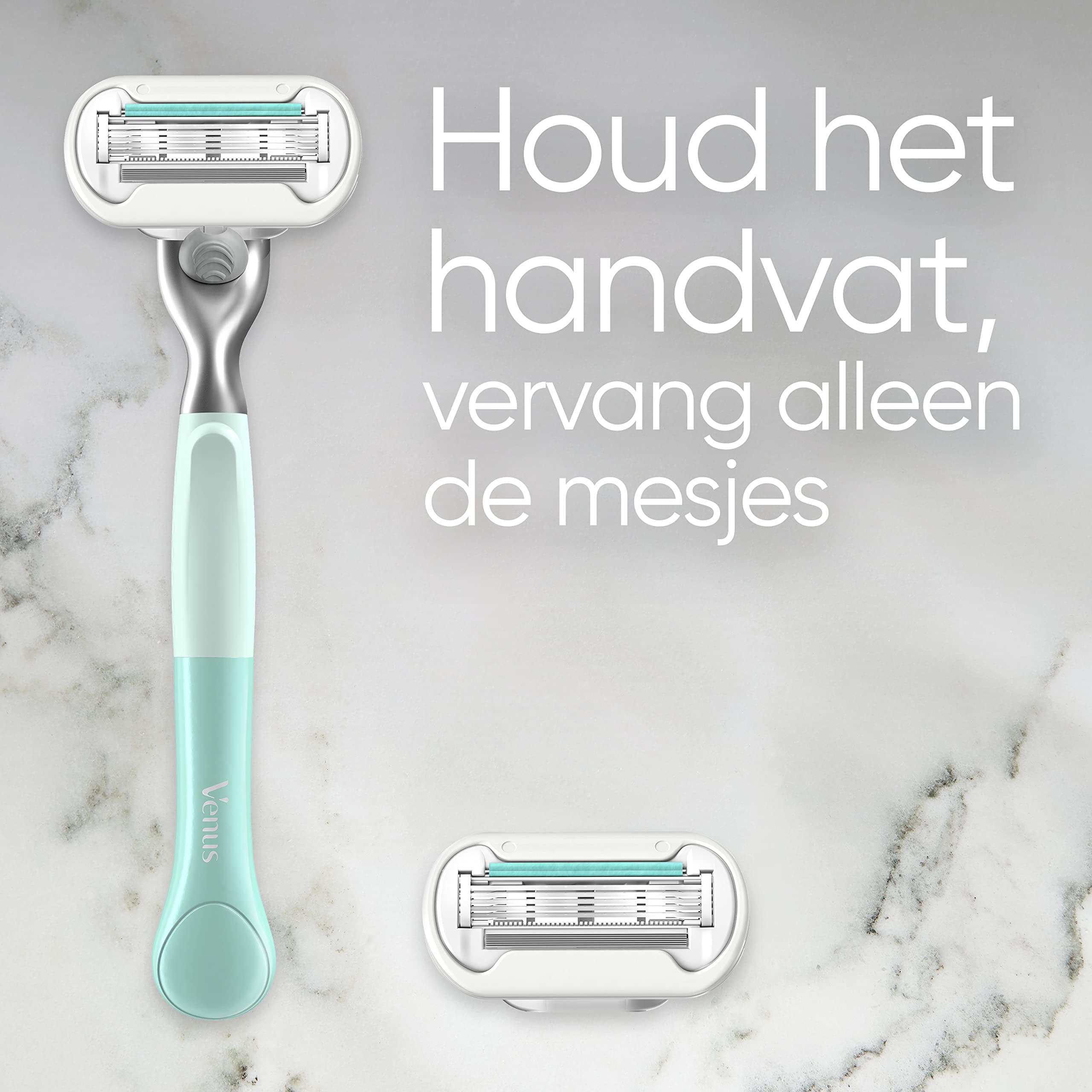 Venus Razors Logo Gillette Women's Razor Handle + 2 Blade Refills 1