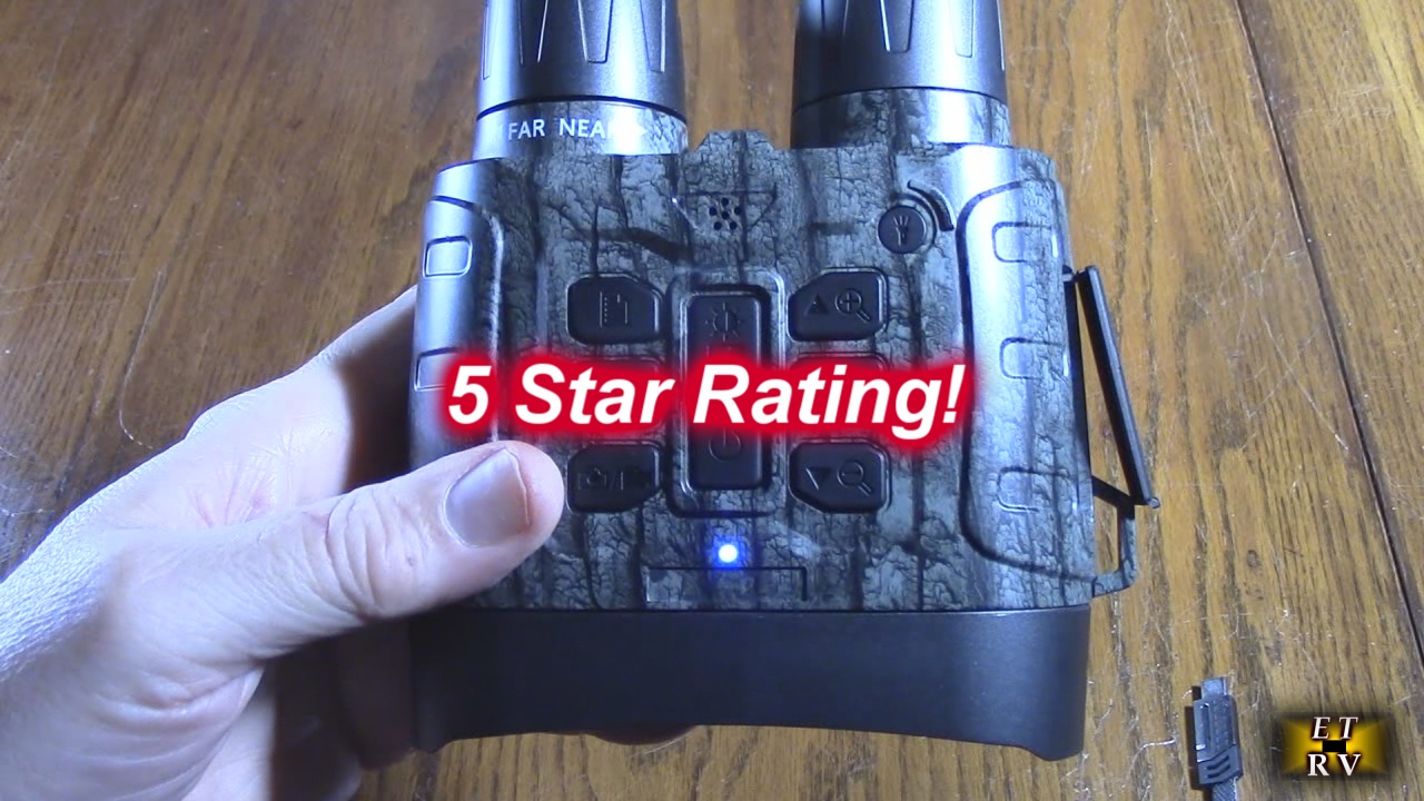 Watch WOW! 4K Night Vision Goggles 3" HD Screen, 12X Zoom, 5000mAh ...