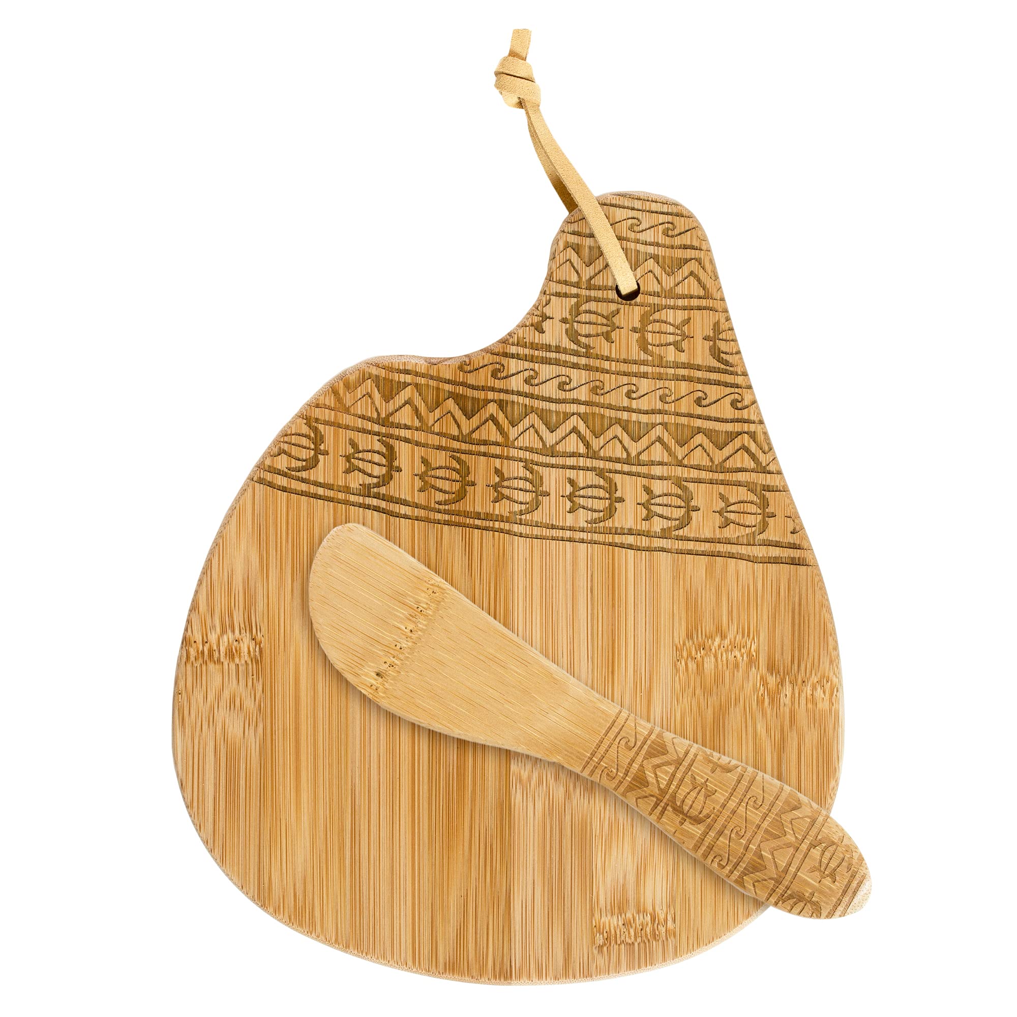 Amazon.com: Totally Bamboo Tonga Serving Board and Spreader Set, 7-1/2 ...