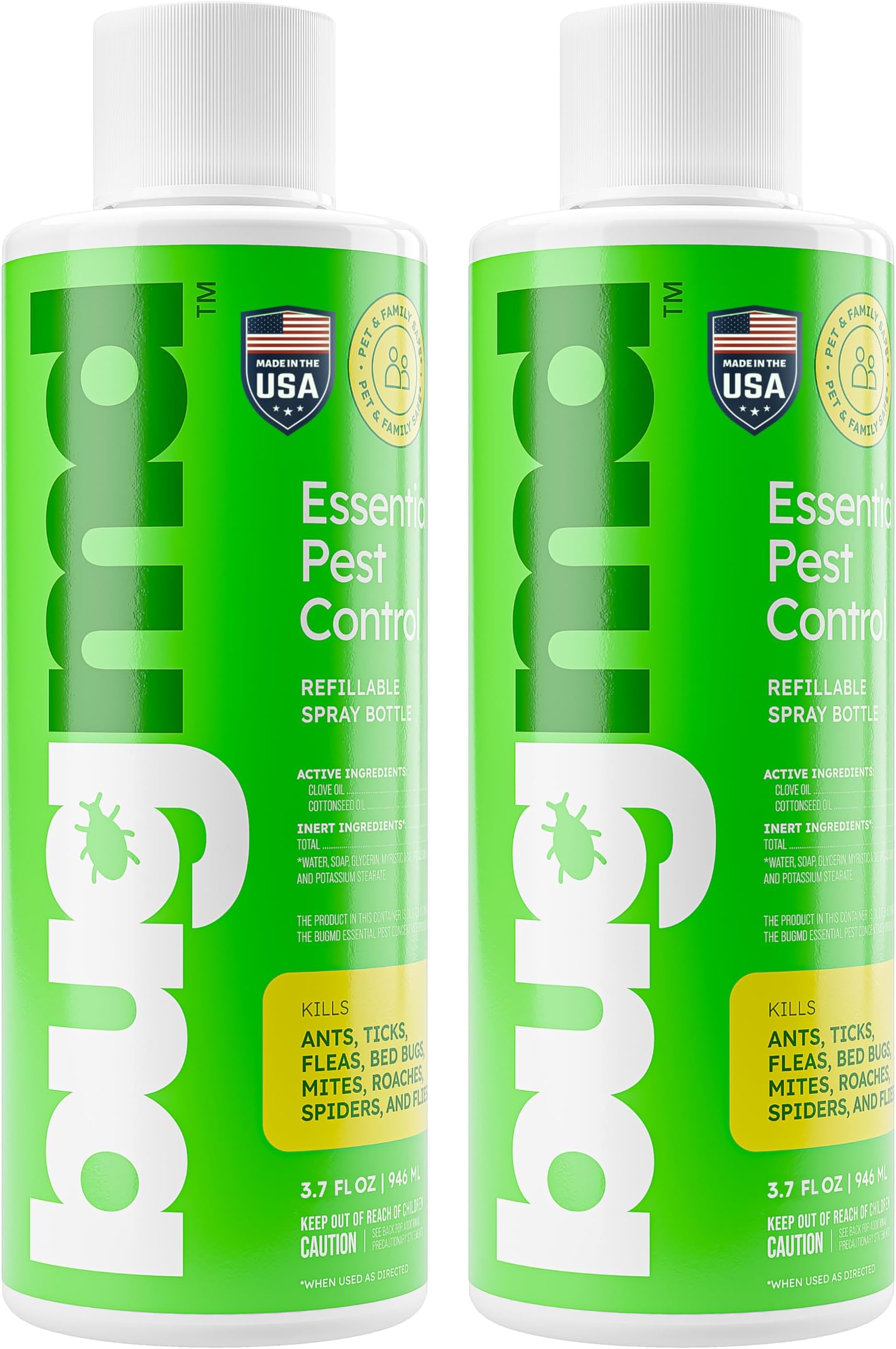Amazon.com: BugMD Pest Control Essential Oil Concentrate (3.7 oz, 2 ...