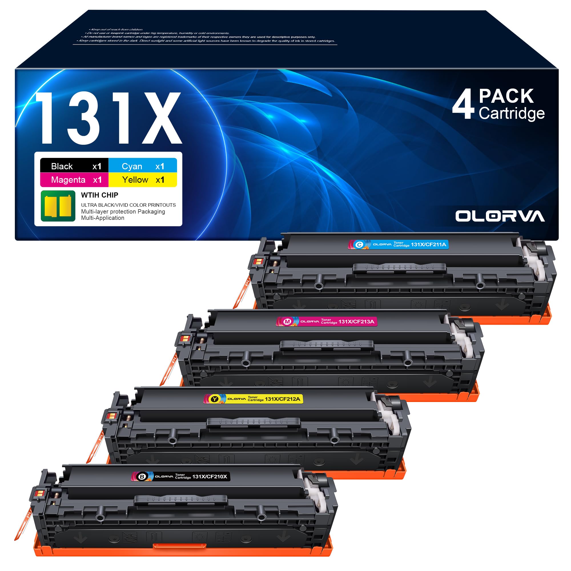 Amazon.com: OLORVA Compatible 131X Toner Cartridges Replacement for ...