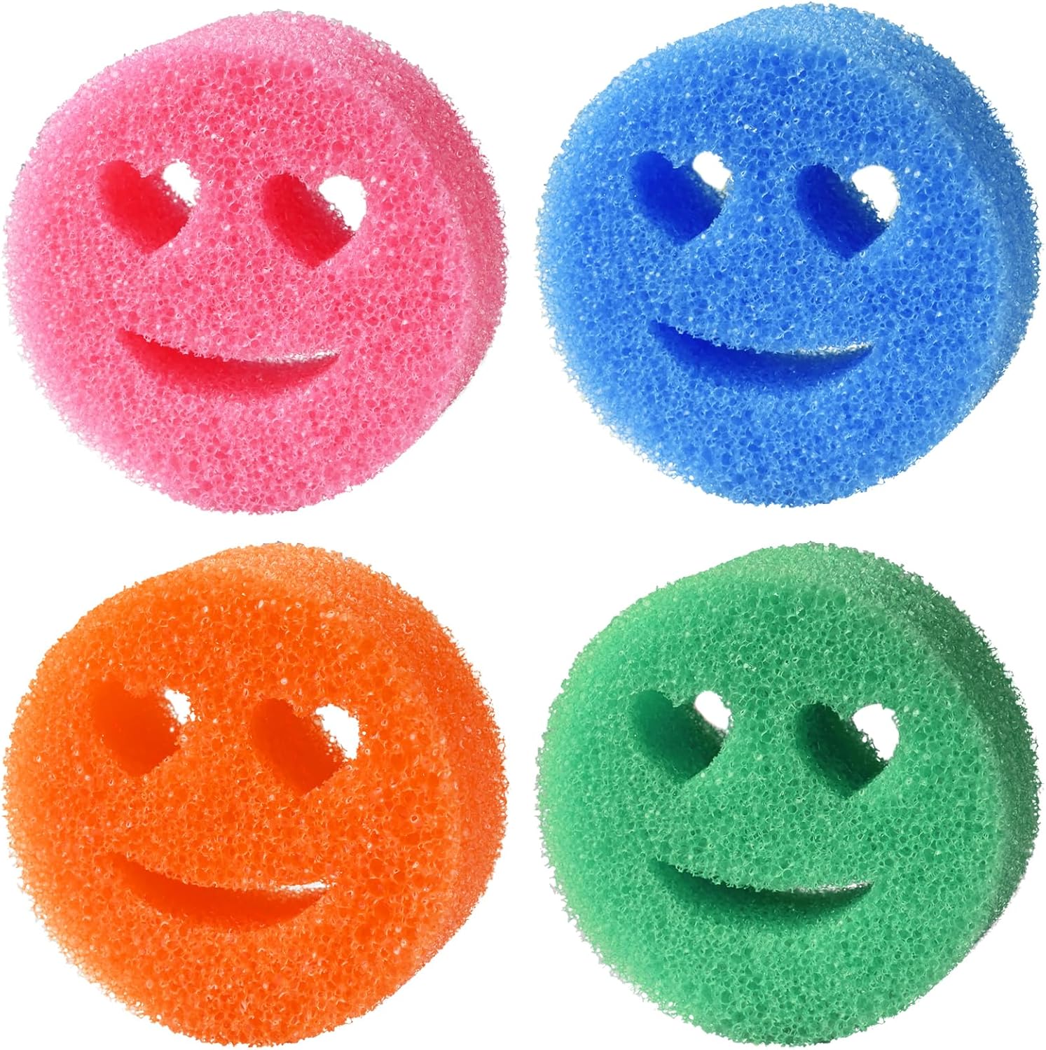 Amazon.com: 4 Pack Kitchen Sponges, Non-Scratch Sponge for Dishes ...
