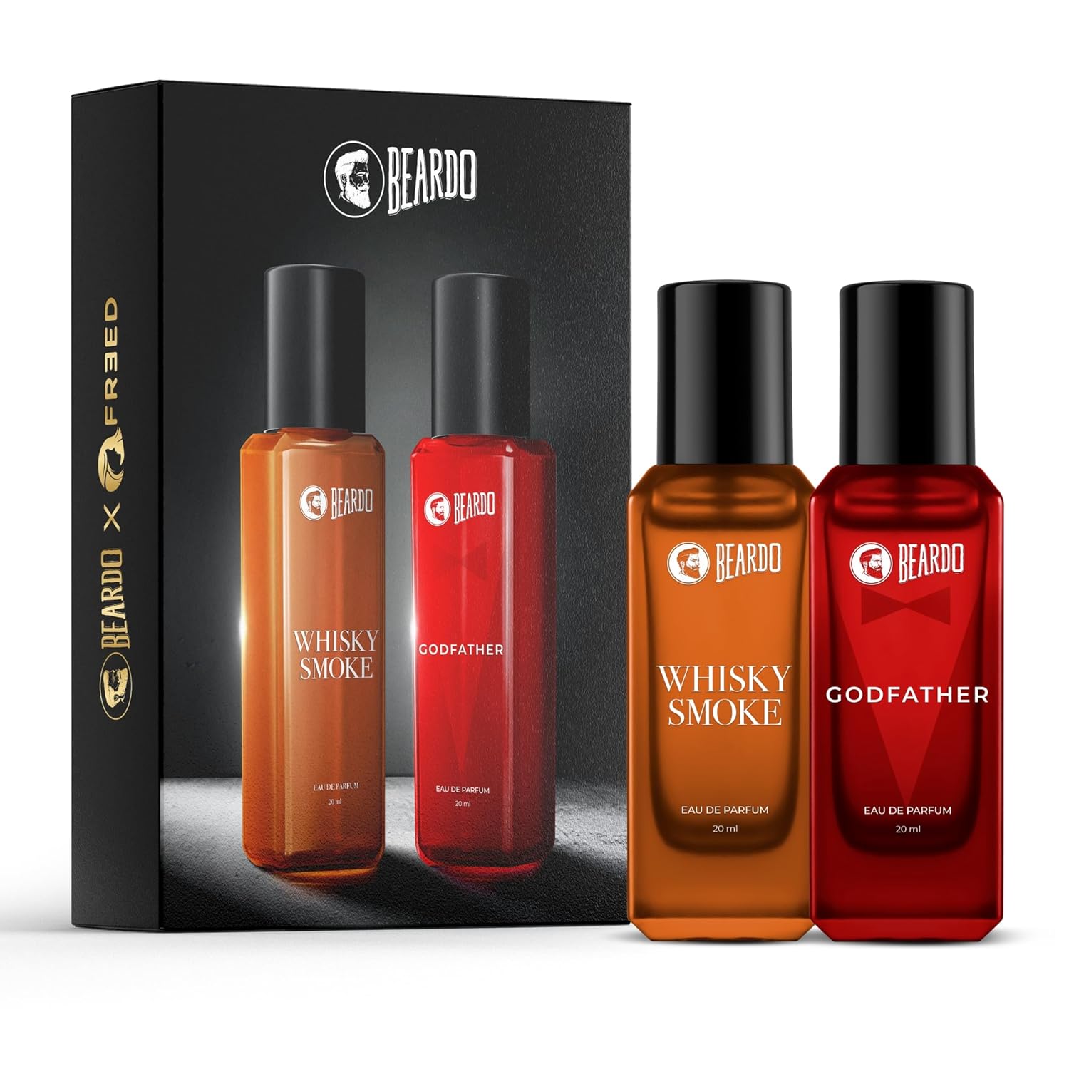 Buy Beardo Whisky Smoke & Godfather Perfume Combo (20 ml x 2) | Spicy ...