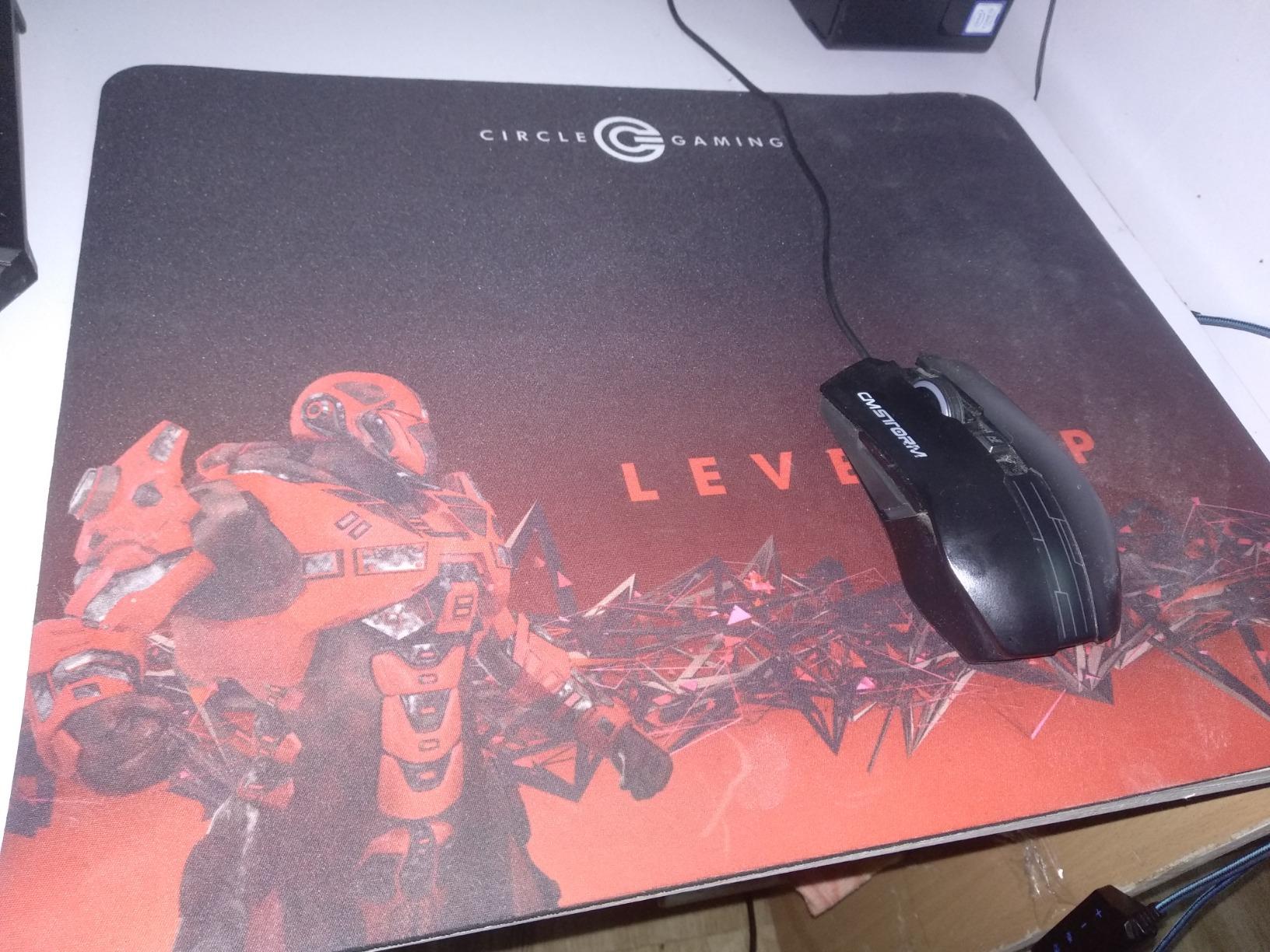 Circle Ease X - Super Smooth Gaming Mouse Pad Mat (Large Size, Red ...