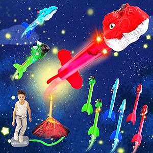 Amazon.com: Dino Blasters,Dinosaur Rocket Launchers for Kids Outdoor ...