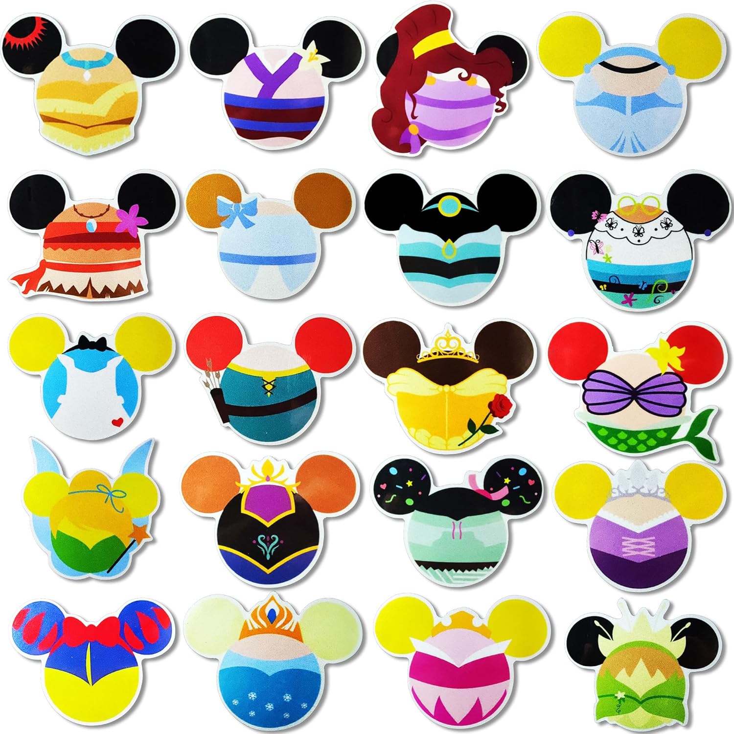 Amazon.com: Princess Cute Small Magnets for Fridge Set Strong Cruise ...