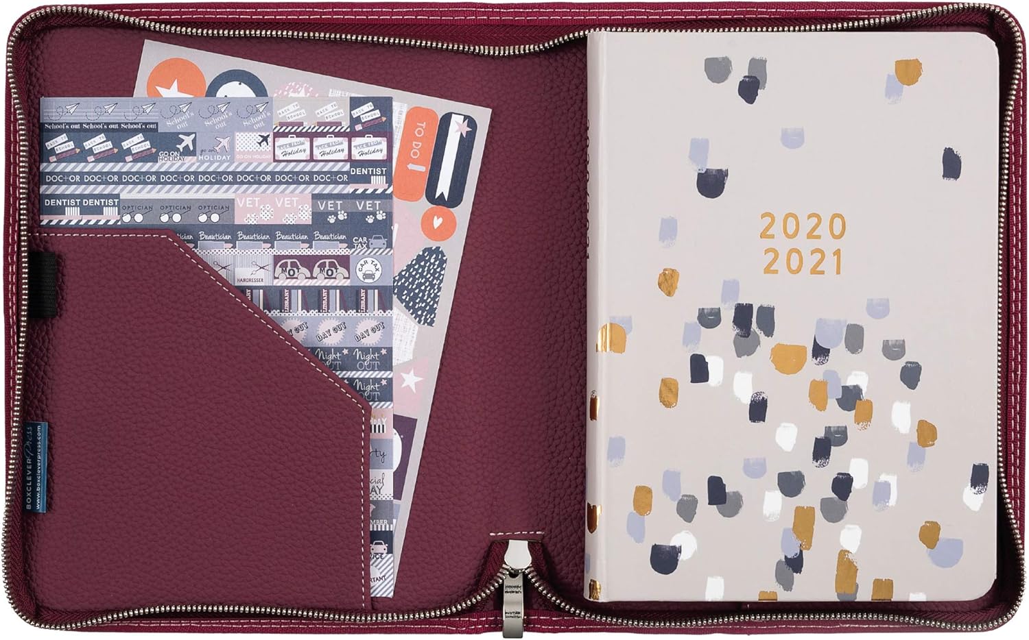 Boxclever Press Perfect Year A5 Diary 2020 2021 in Faux Leather Diary ...