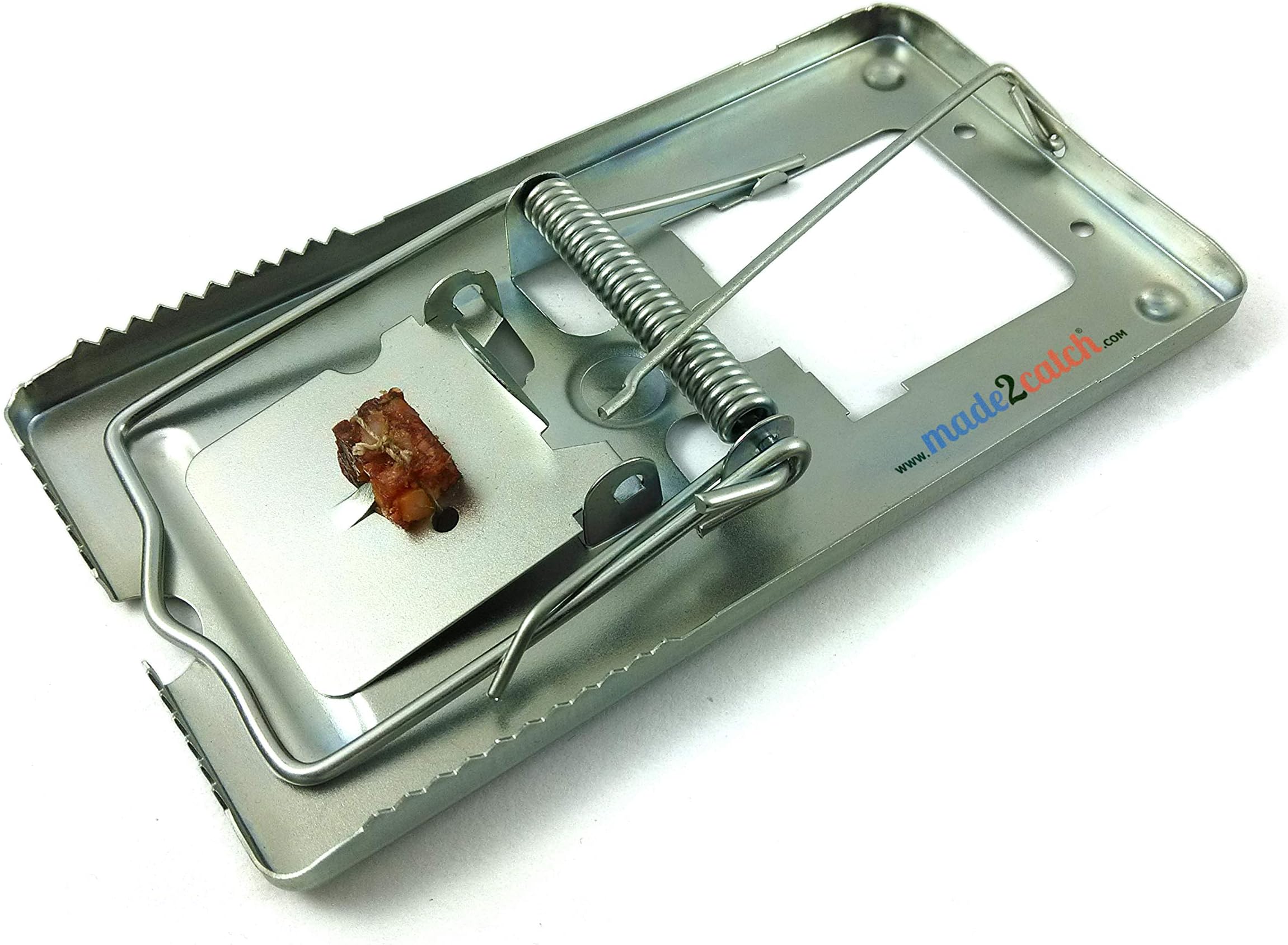 Amazon.com : Pack of 4 made2catch Classic Metal Rat Traps Fully ...