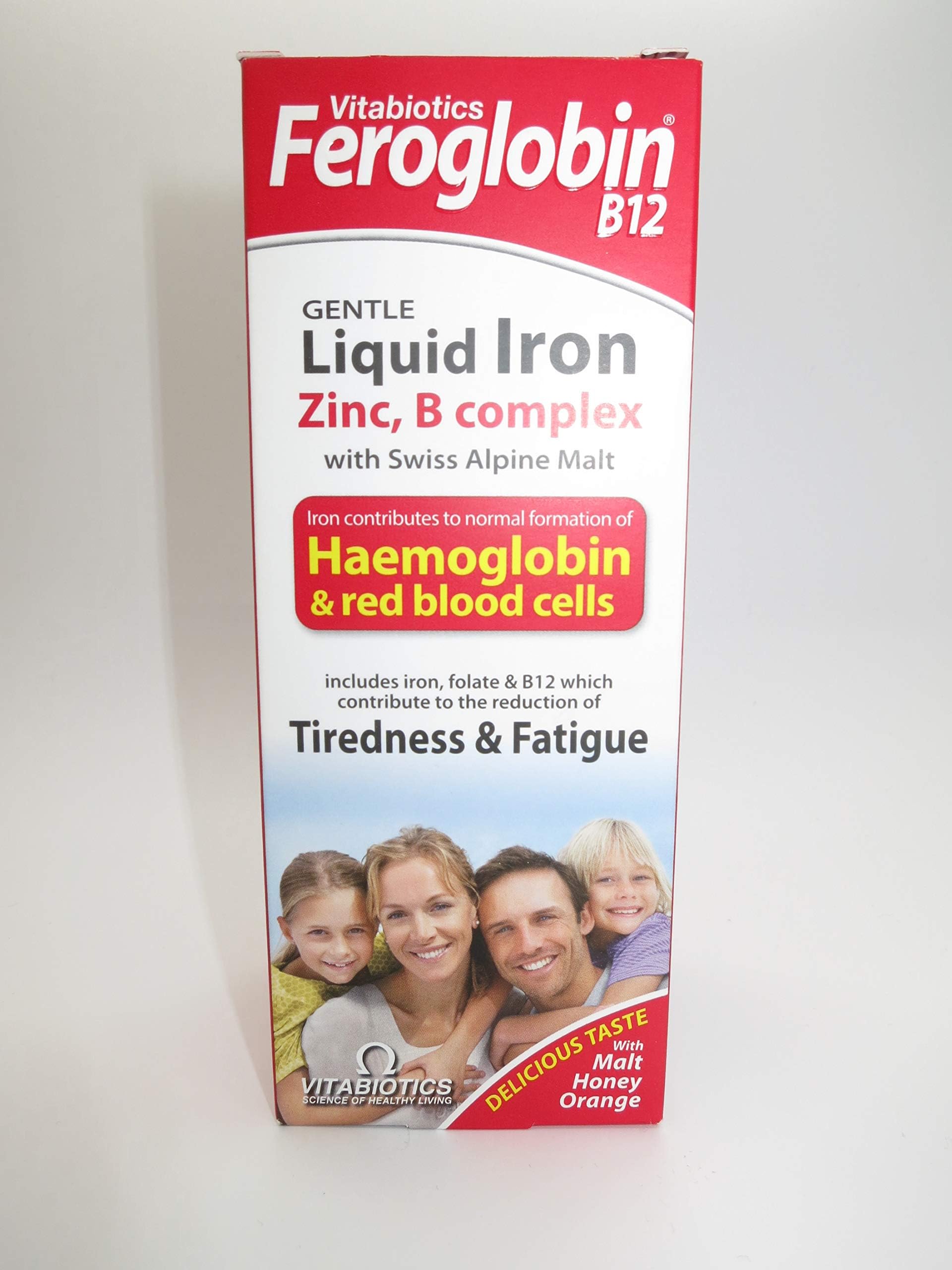 Amazon.com: Feroglobin Vitabiotics -B12 Iron Supplement Liquid 200Ml by ...