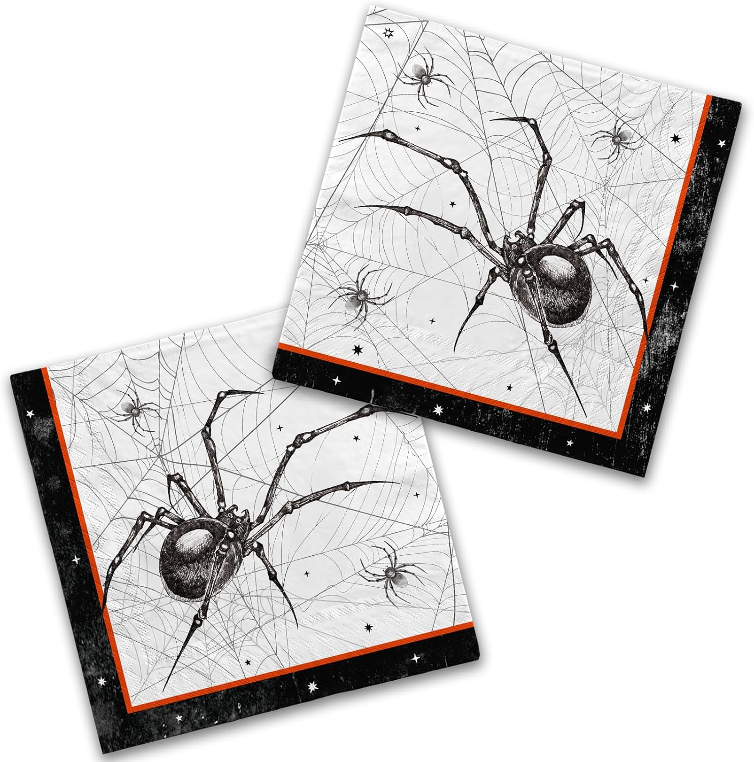 Amazon.com: Spider Webs Halloween Party Supplies-Disposable Paper ...
