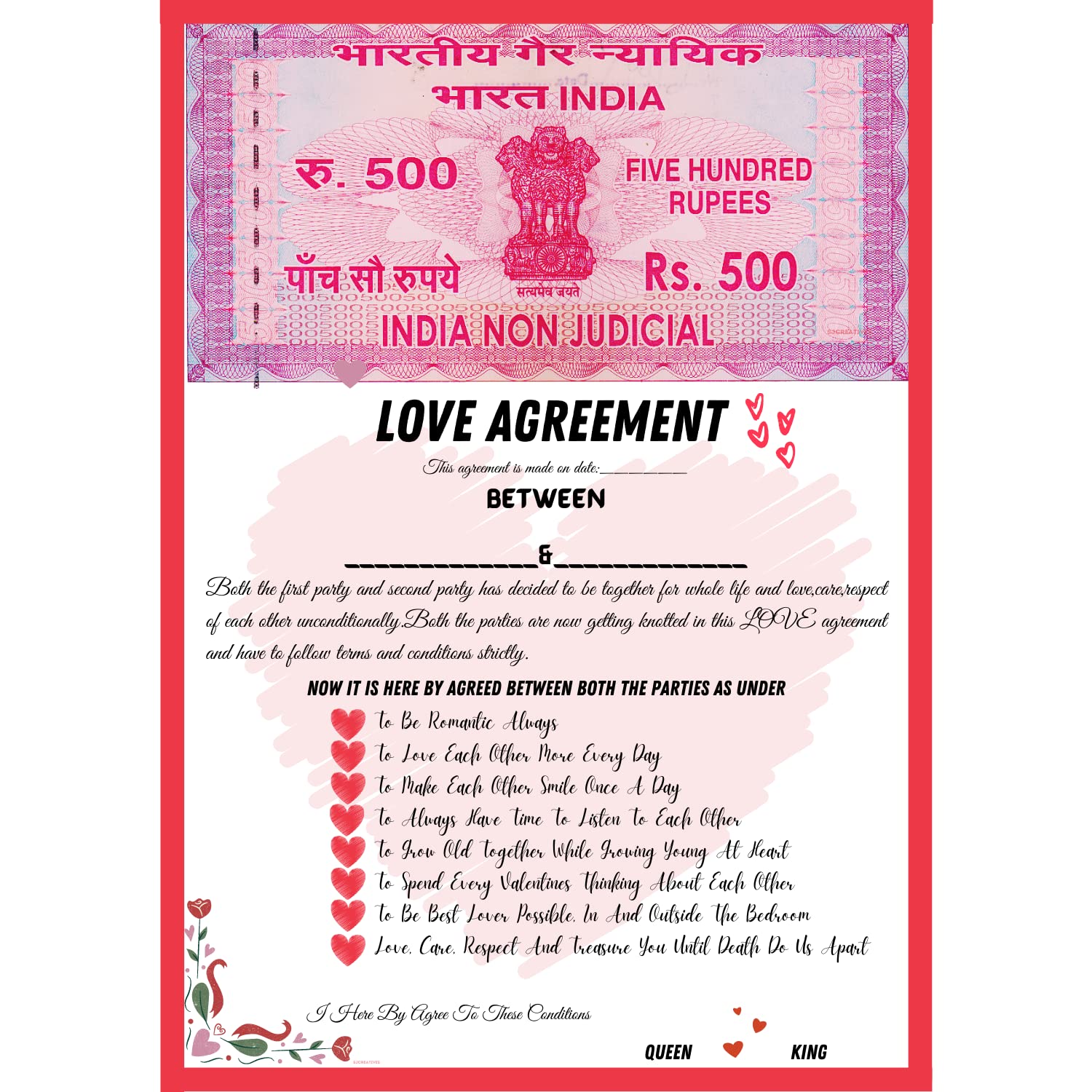 Lovelto Love Contract Agreement Love Agreement Certificate With Pre lovelto-love-contract-agreement-love-agreement-certificate-with-pre