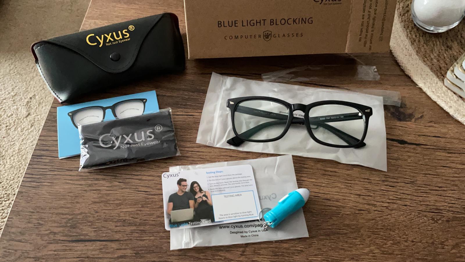 Cyxus Blue Light Filter Computer Glasses for Blocking Headache [Anti ...