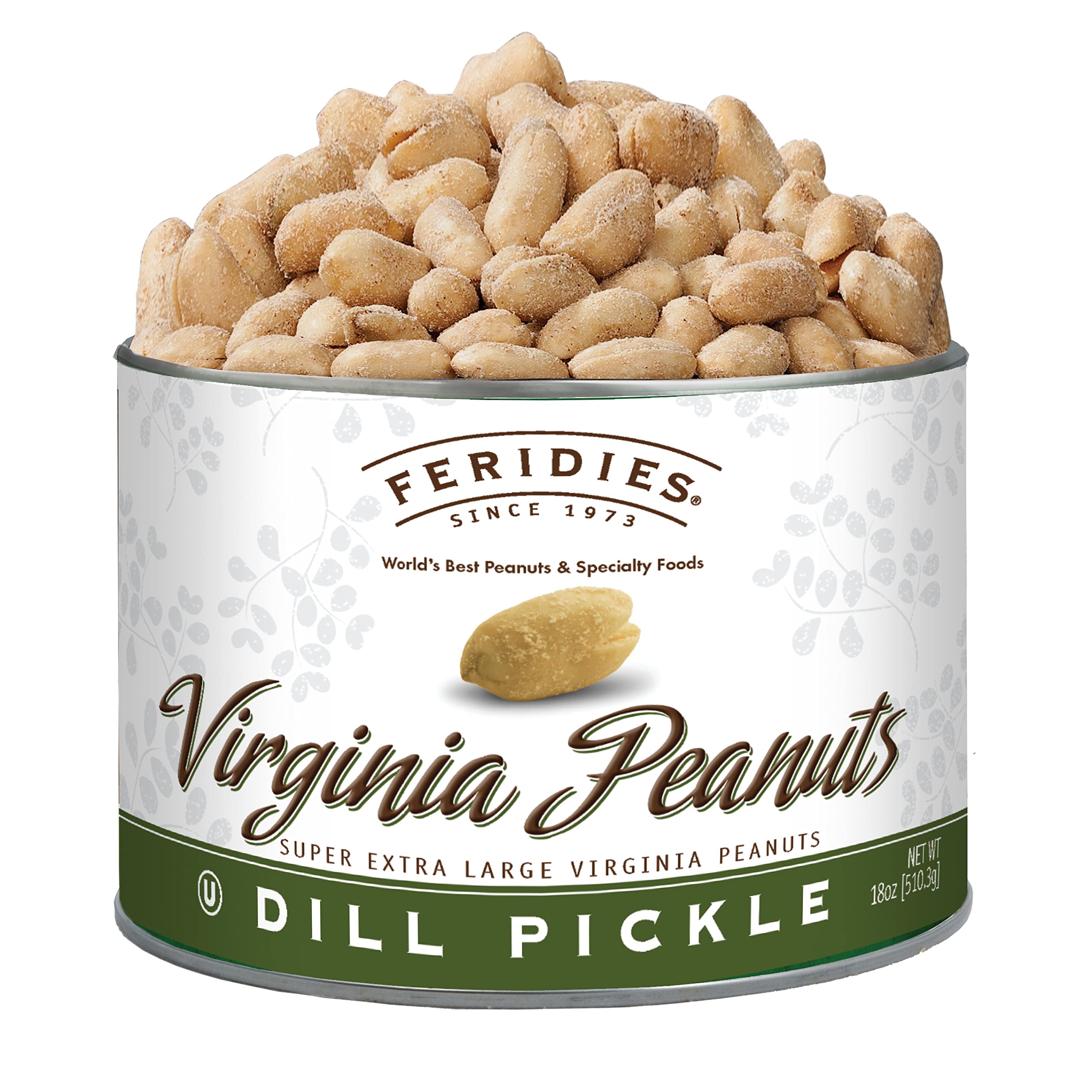 Amazon.com: FERIDIES - Dill Pickle Seasoned Virginia Peanuts, 18 Ounce ...