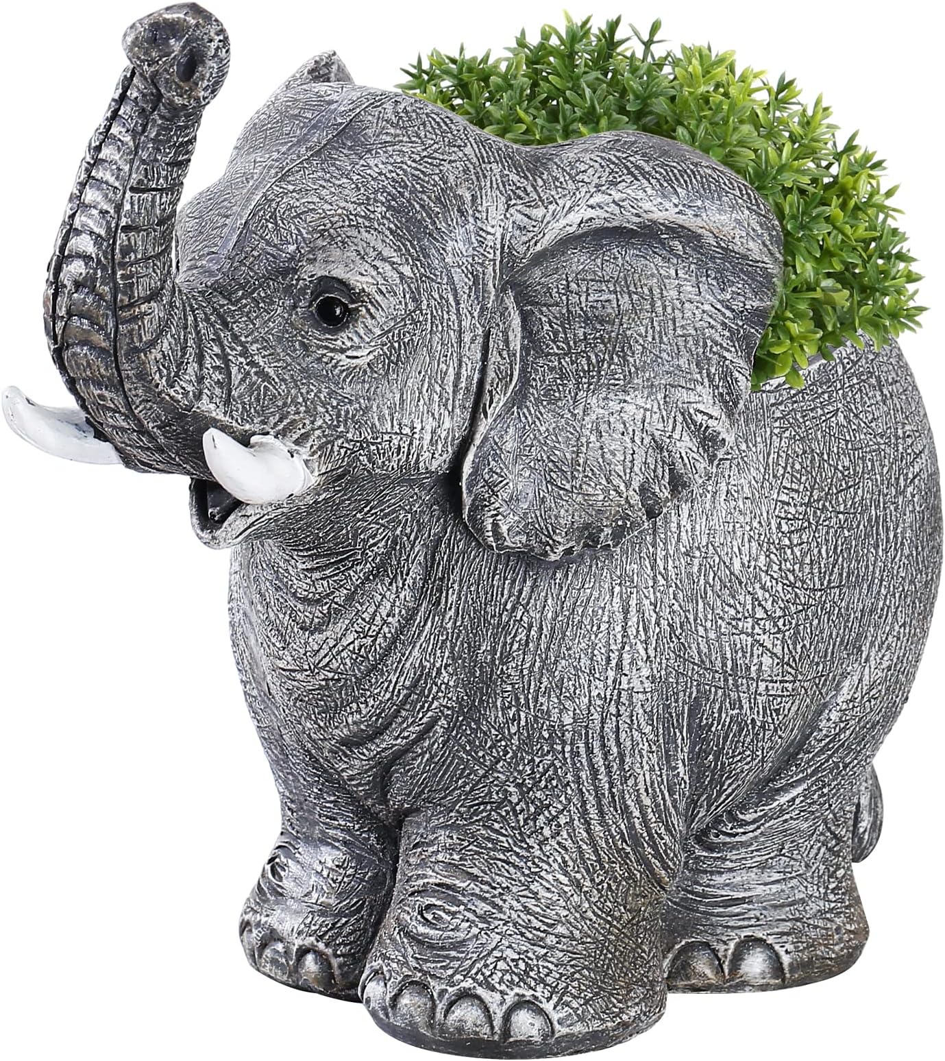 Amazon.com : Abomet Succulent Planter Pots,Ceramic Elephant Planters ...