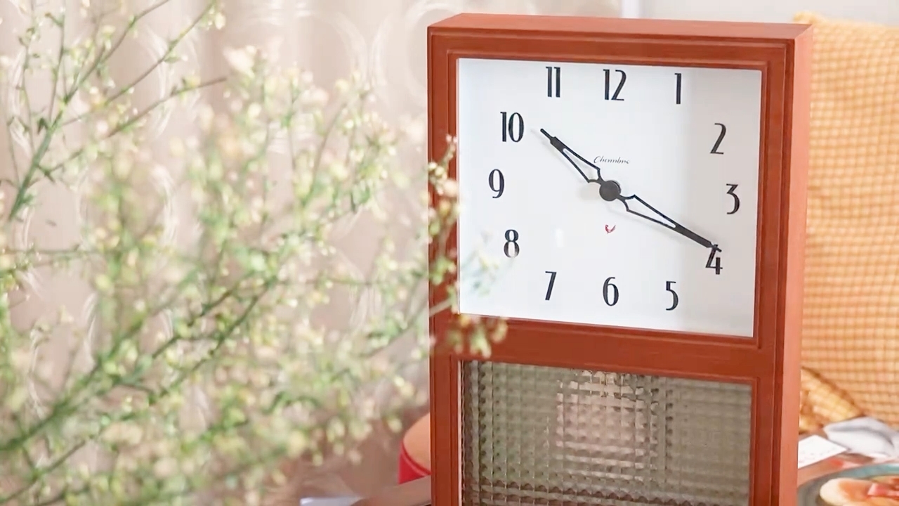 Watch Glass Pendulum Clock Japanese Handcrafted Solid Wood on Amazon Live