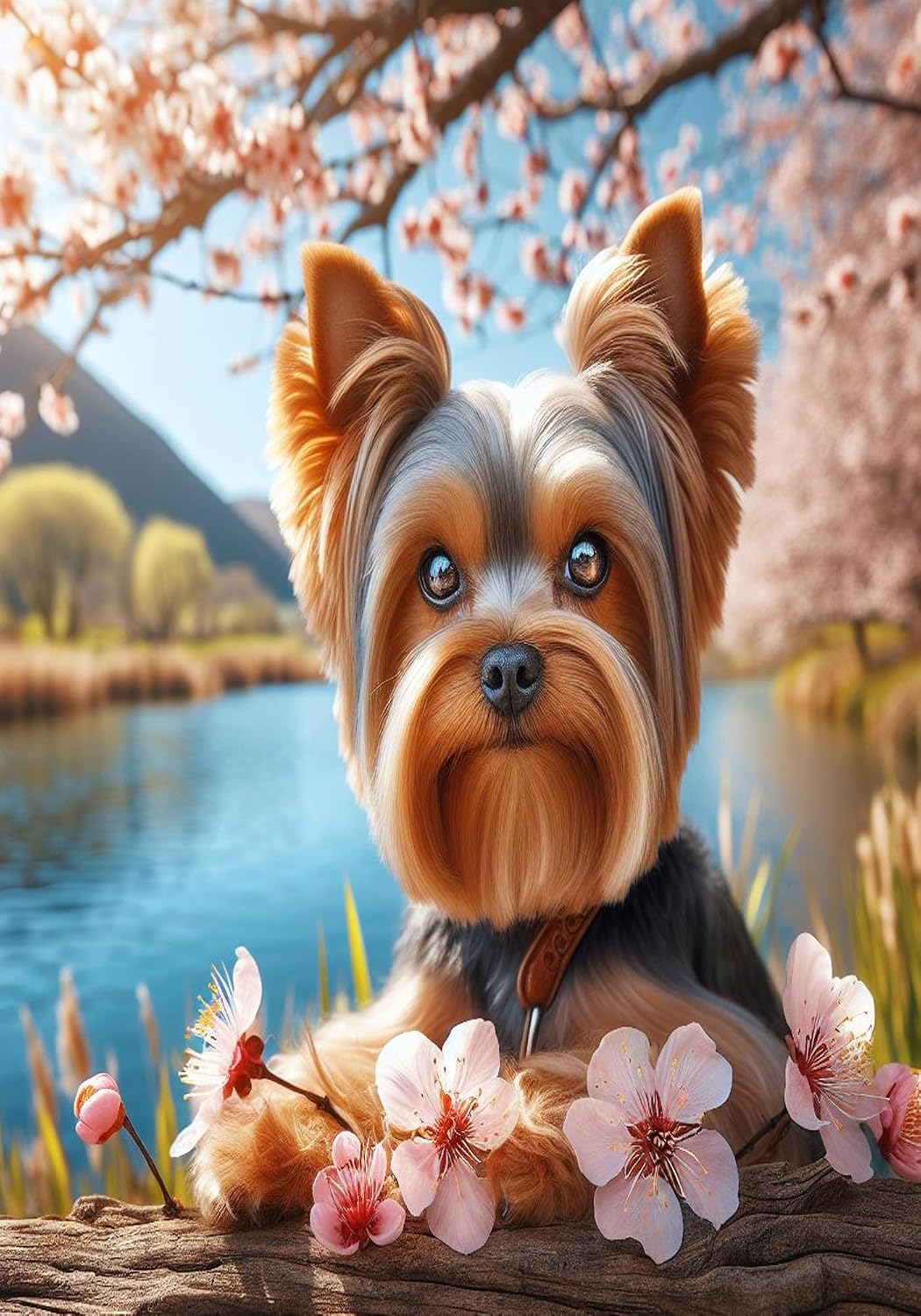 Amazon.com : Yorkie - Best of Breed DCR Spring Garden Flag : Patio ...